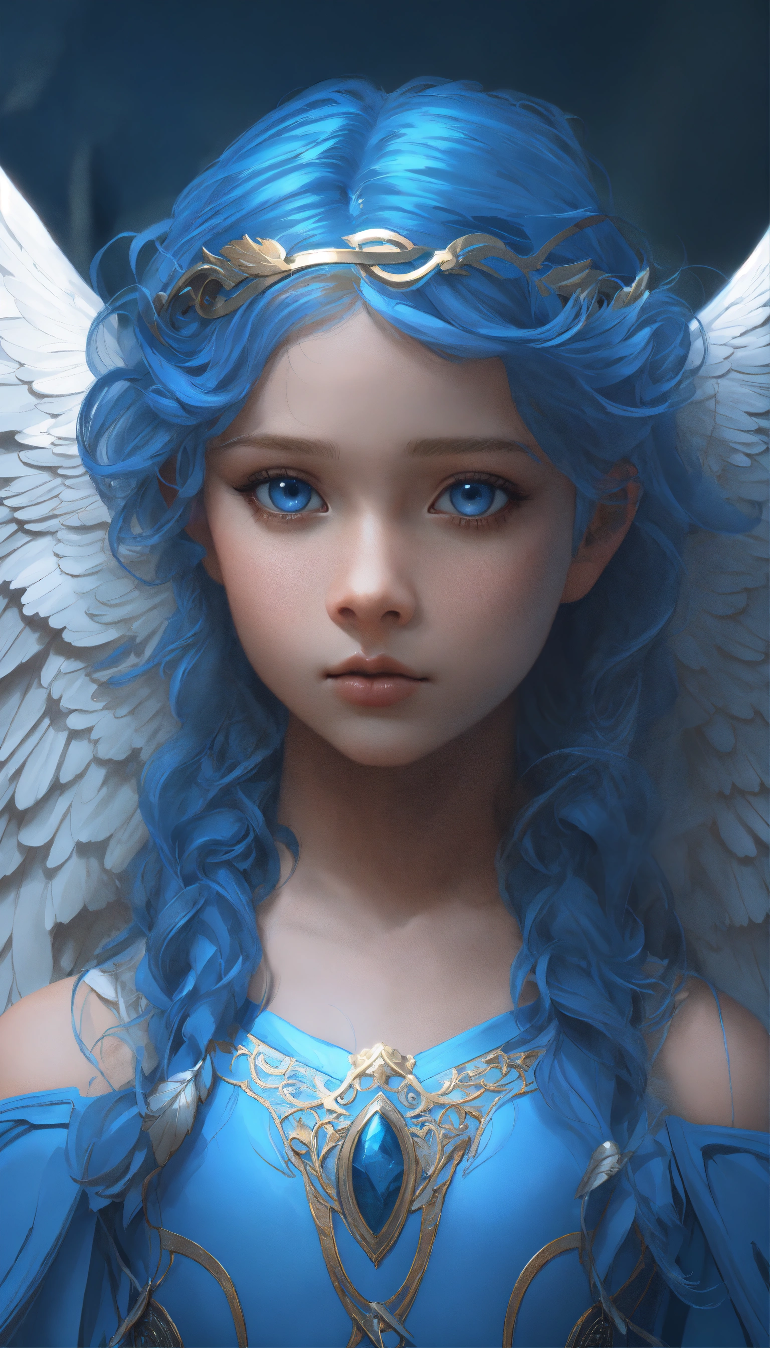 Lexica - Child angel, wings, intricate, headshot, highly detailed ...