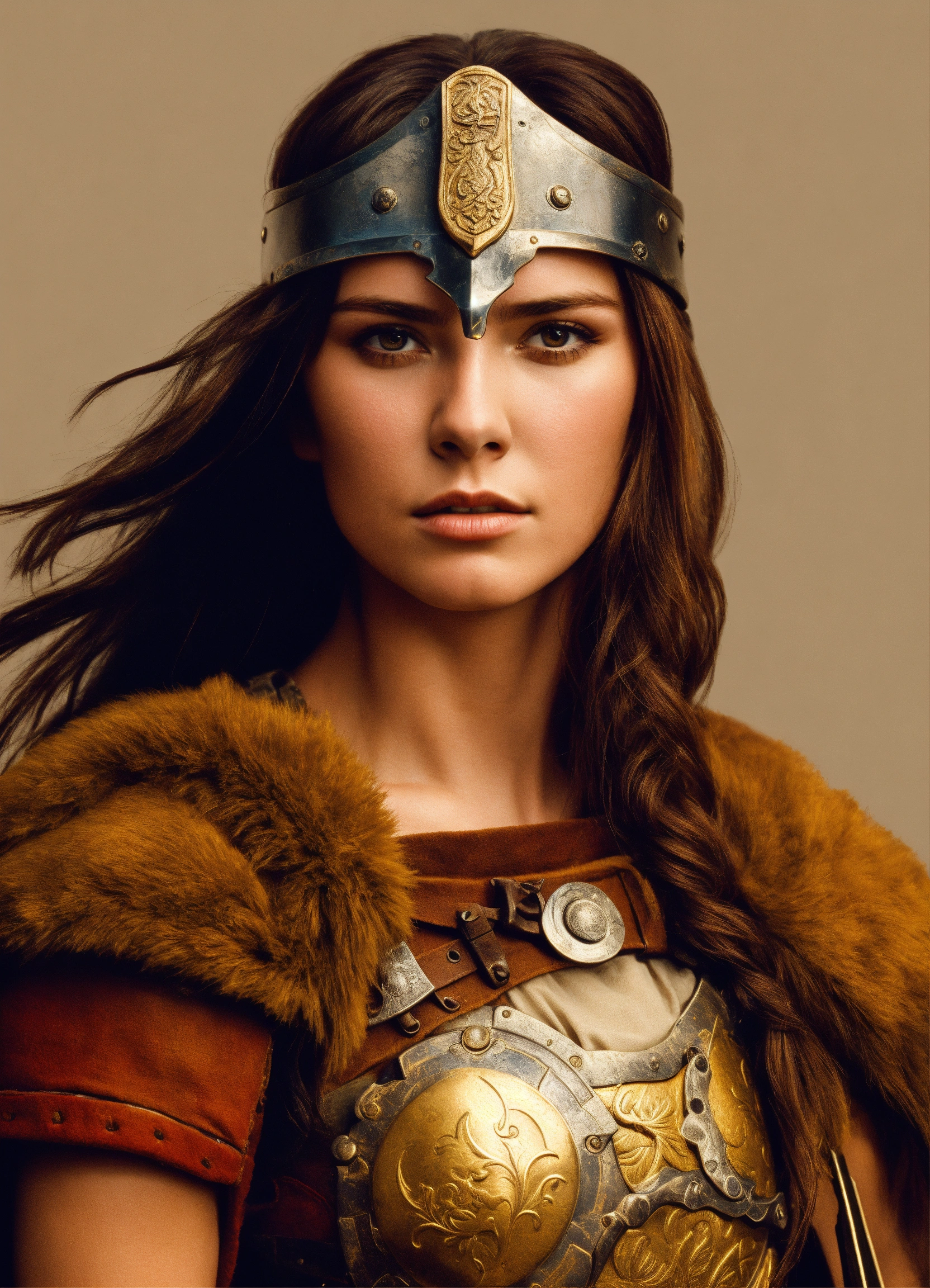 Lexica - Anglo saxon warrior woman with revolver