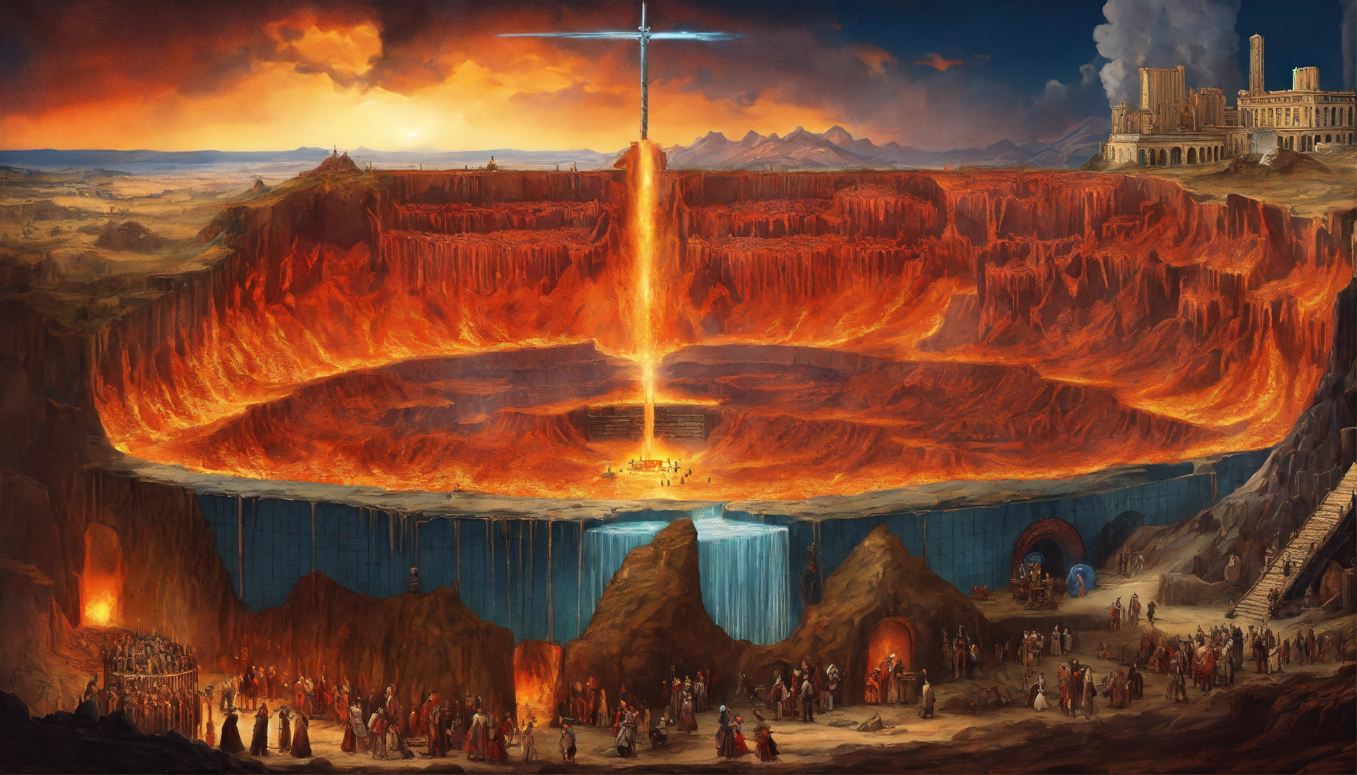Lexica - 3 levels of hell, under earth, Hades, Gehenna and Tartarus ...