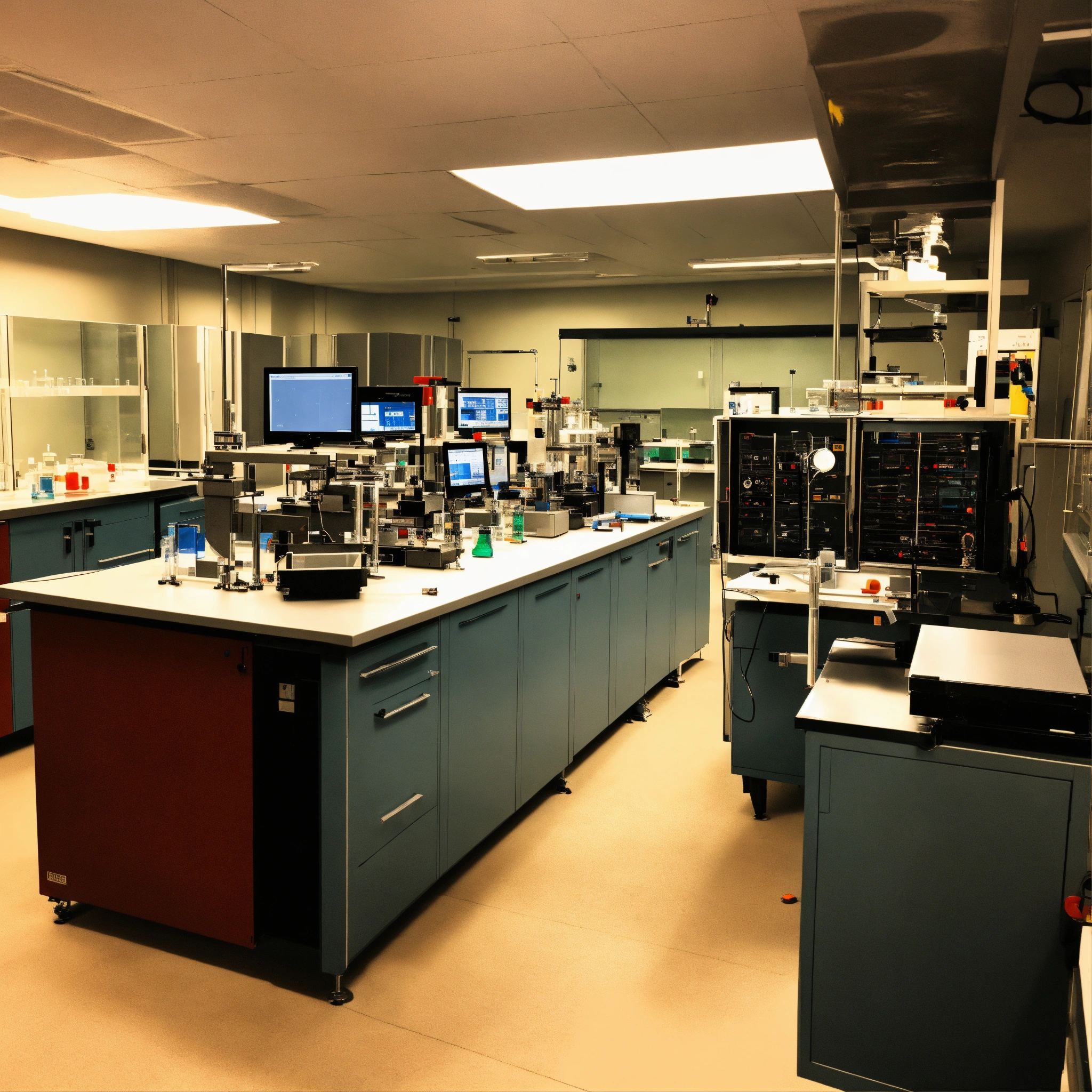 Lexica - A photo of a modern laboratory with state-of-the-art equipment ...