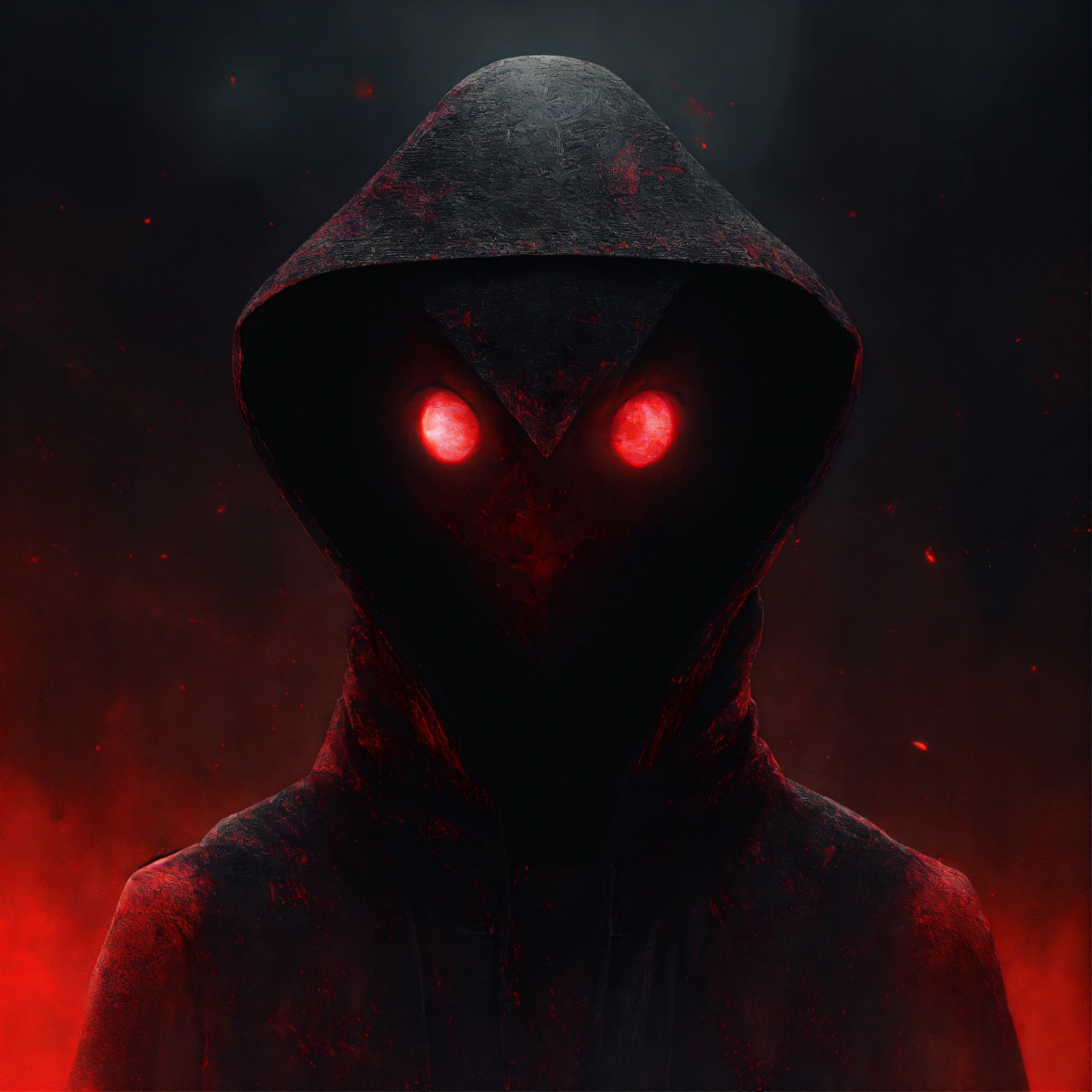 Lexica - Phonk faceless, agressive, red eye entity