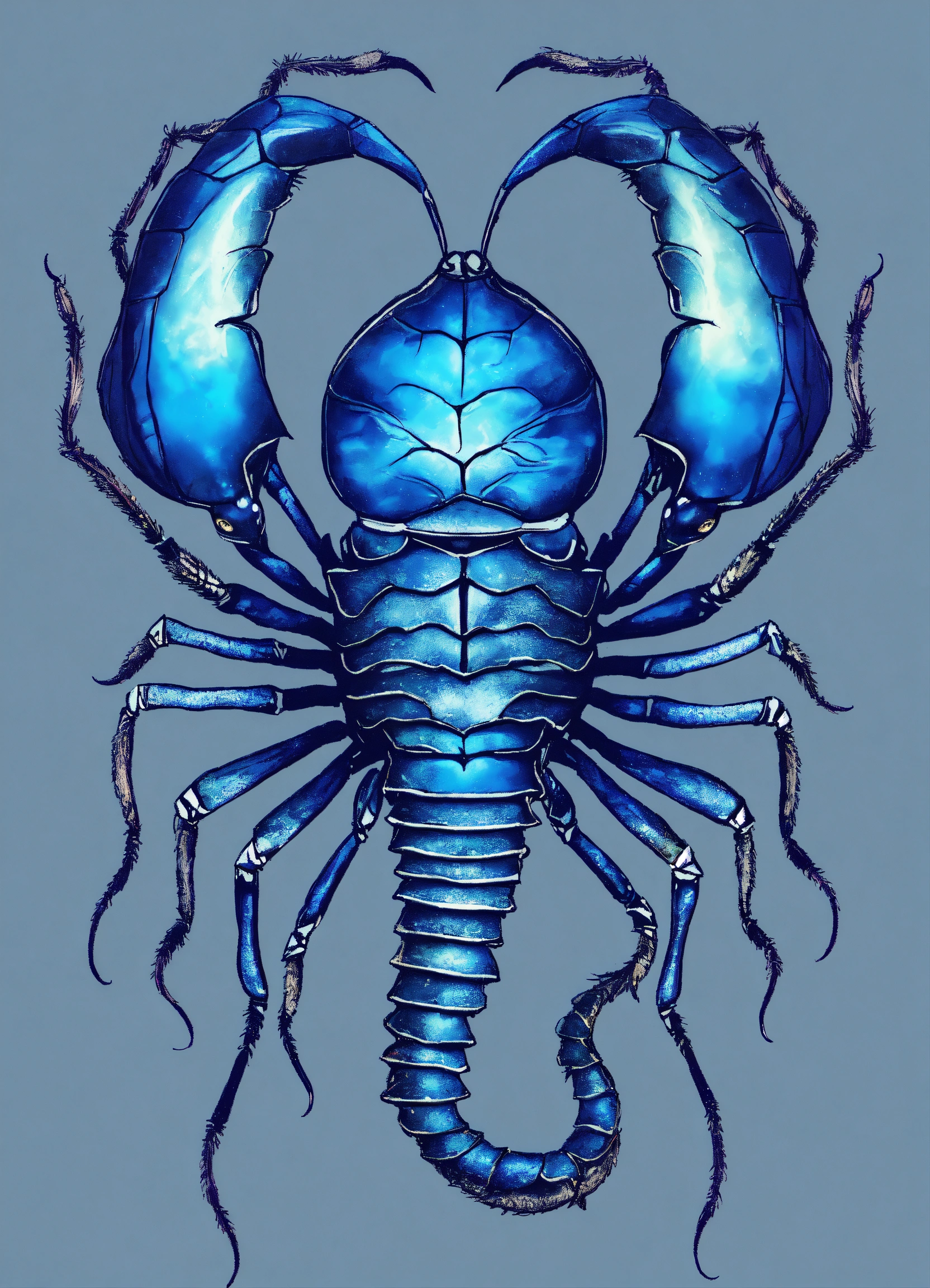 Lexica - T shirt graphic image of a Mystical and magical scorpion ...