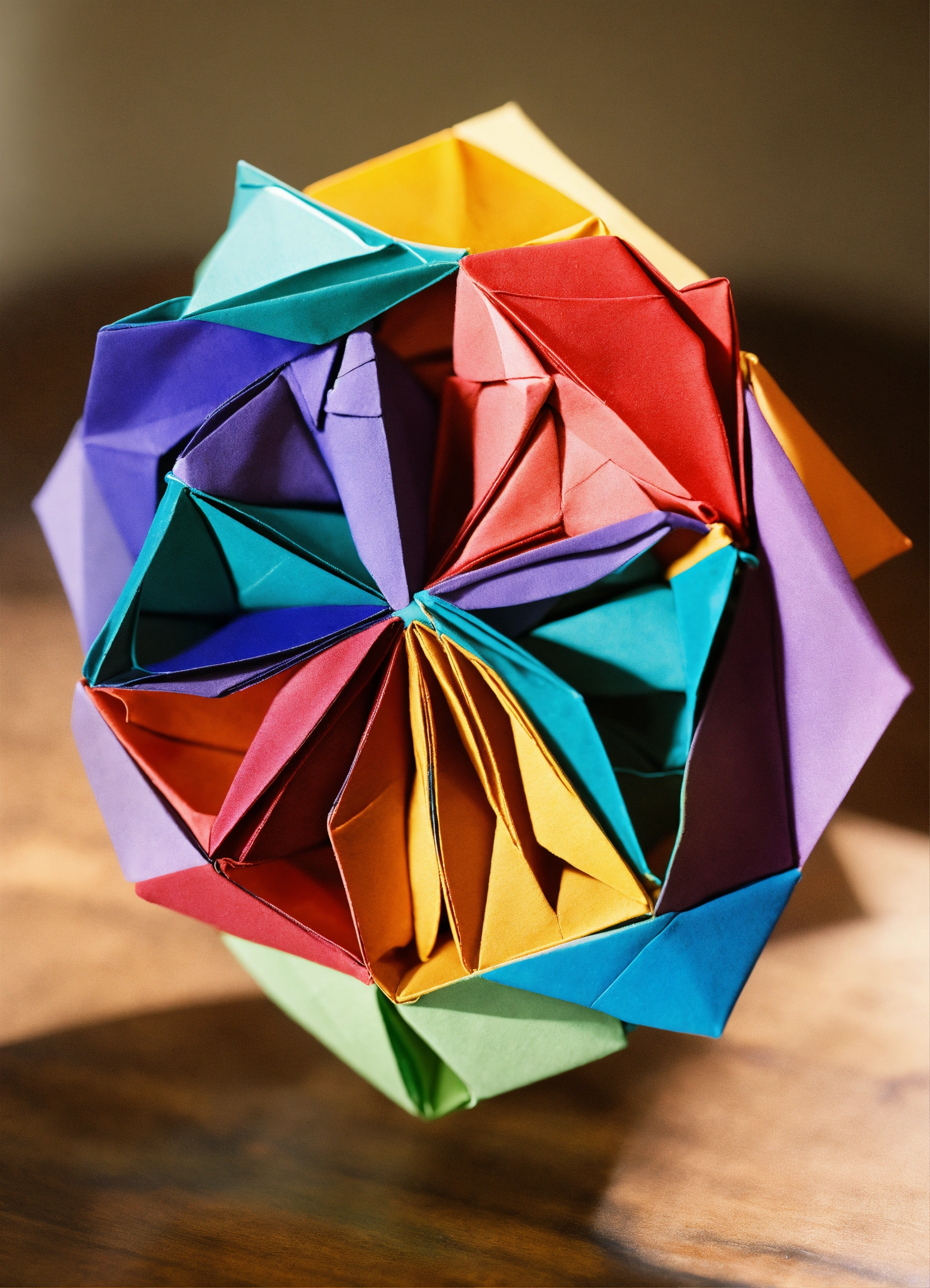 Lexica - An origami color wheel.