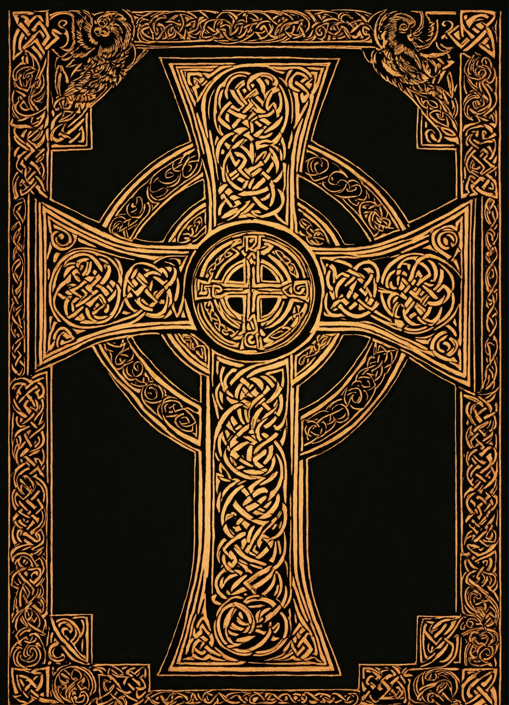 Lexica - An ancient celtic cross drawing