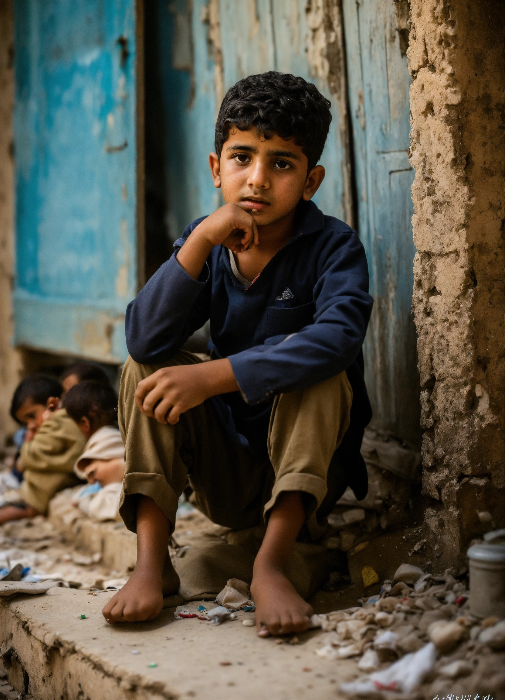 Lexica - Kamran of Muslim family is sitting on one side On the other ...