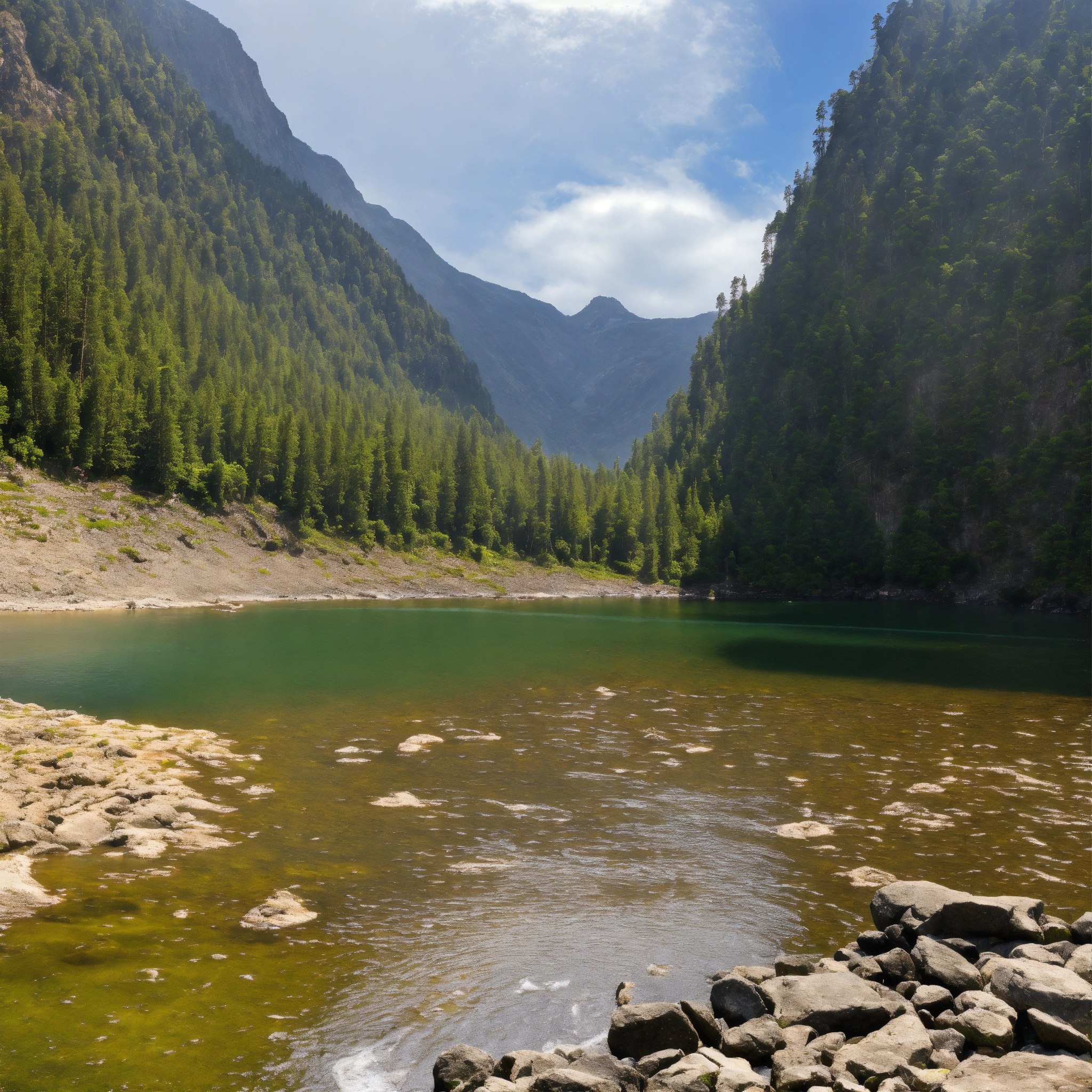 Lexica - Gigantic damm, very high very big bevor a gignatic channel