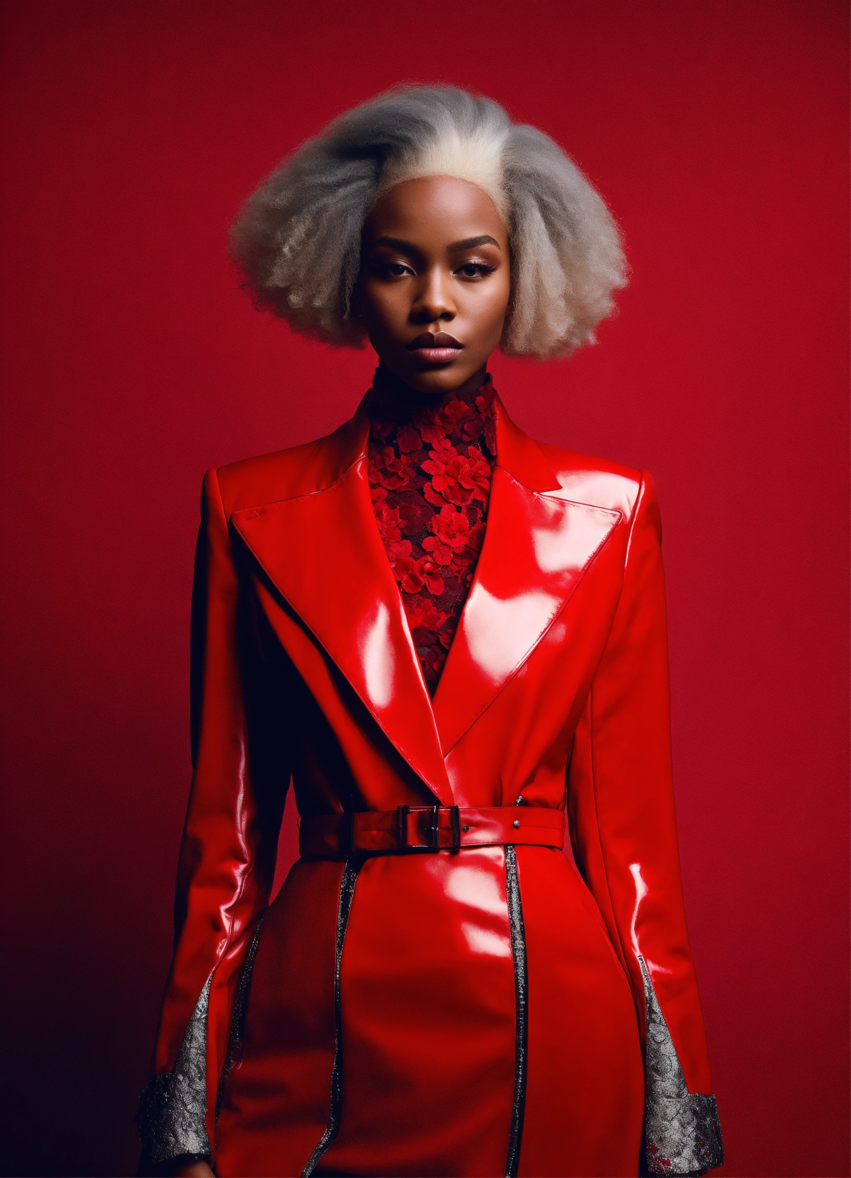 Lexica - Minimalistic edgy and sleek. Hyperrealistic. Black woman ...