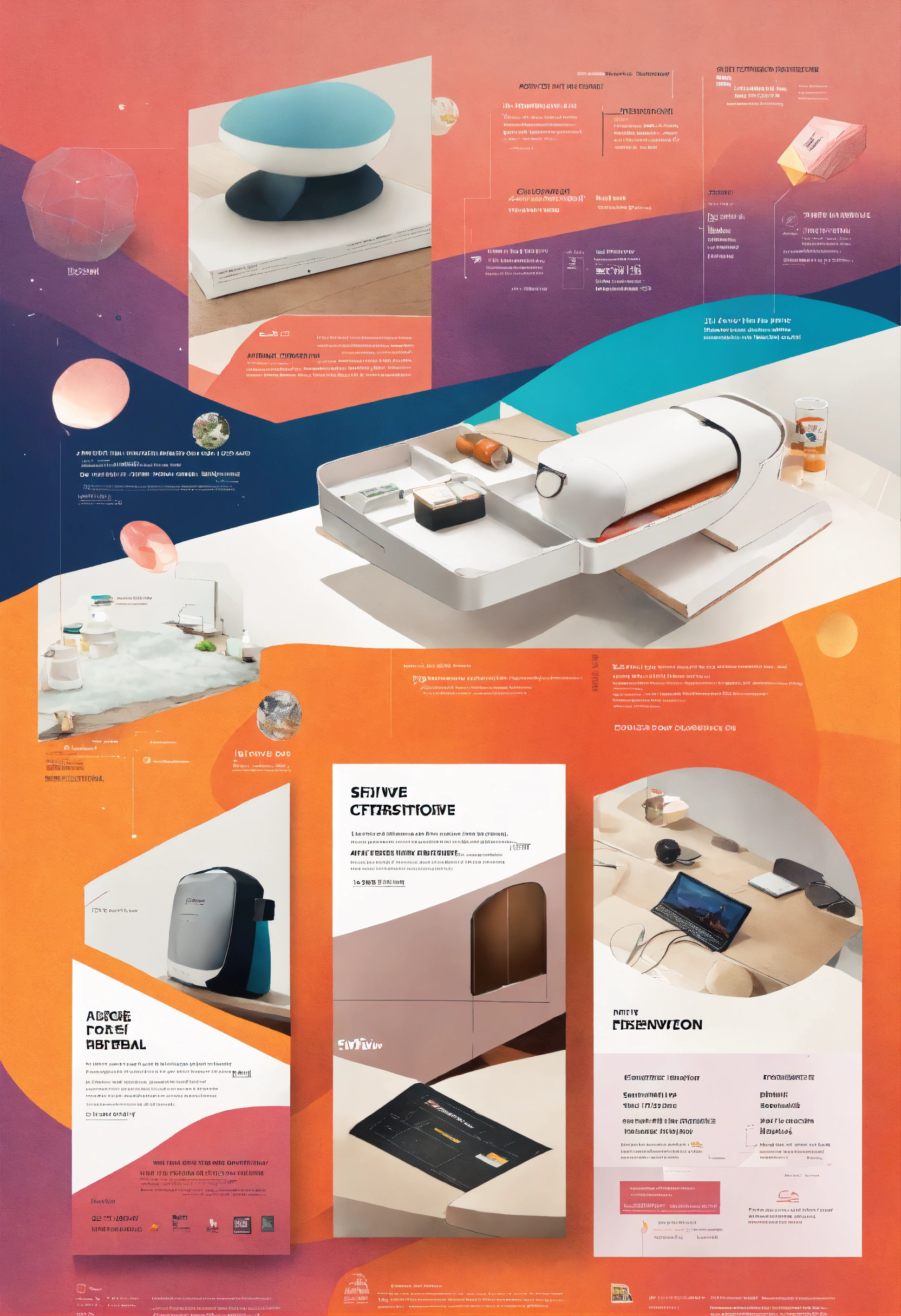 Lexica - Poster design with product information, futuristic and ...