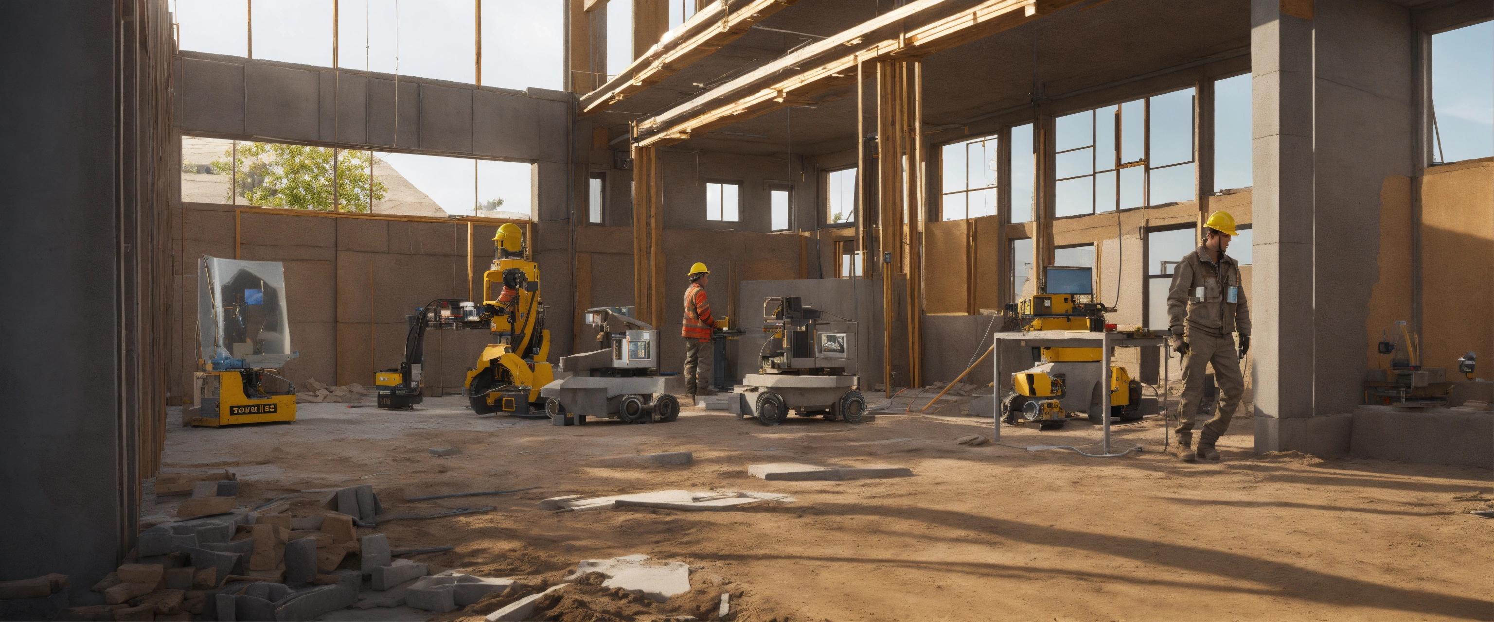 Lexica - Create a 4K high-resolution image set in a construction site ...