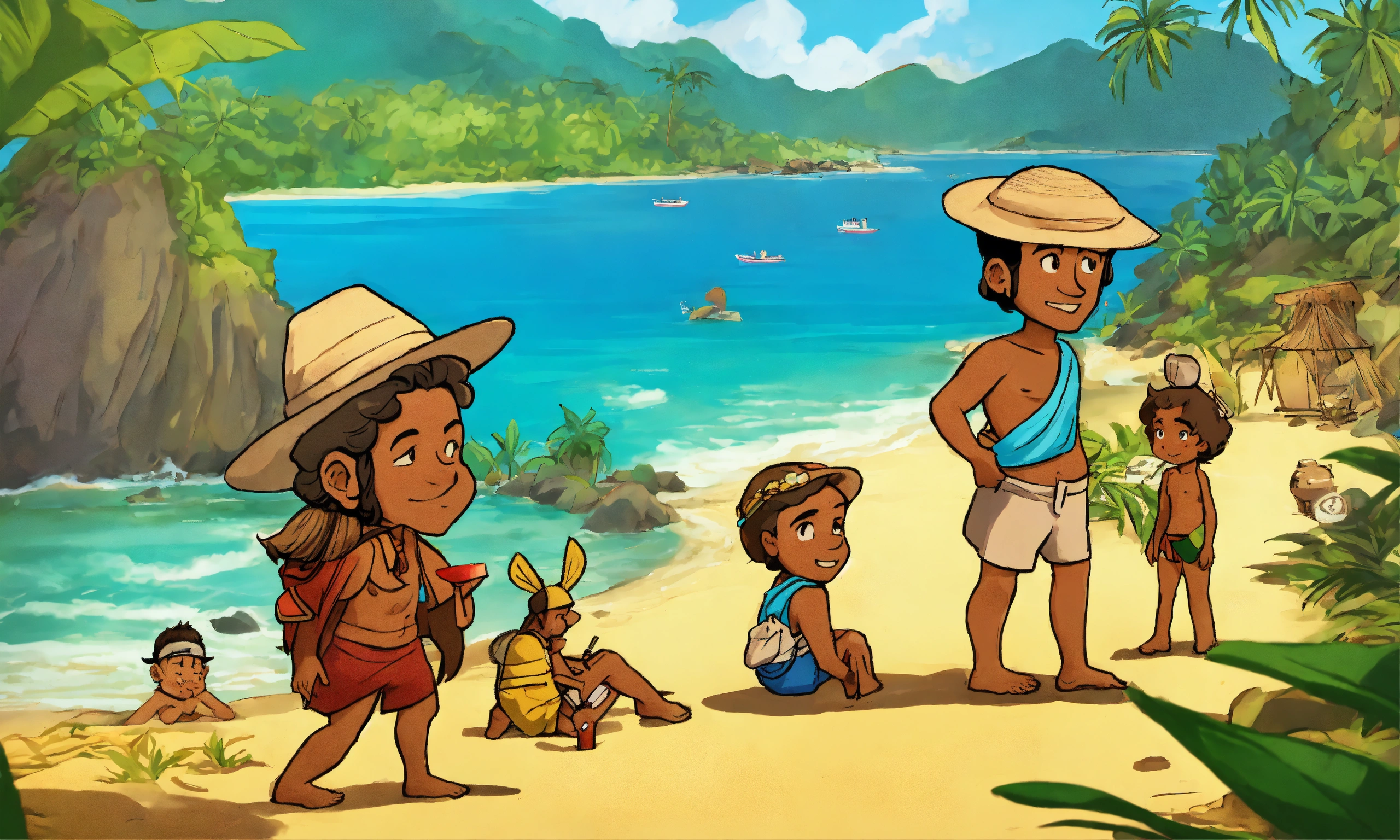 Lexica - Before Columbo costa-rican small tribe on the pacific shore ...