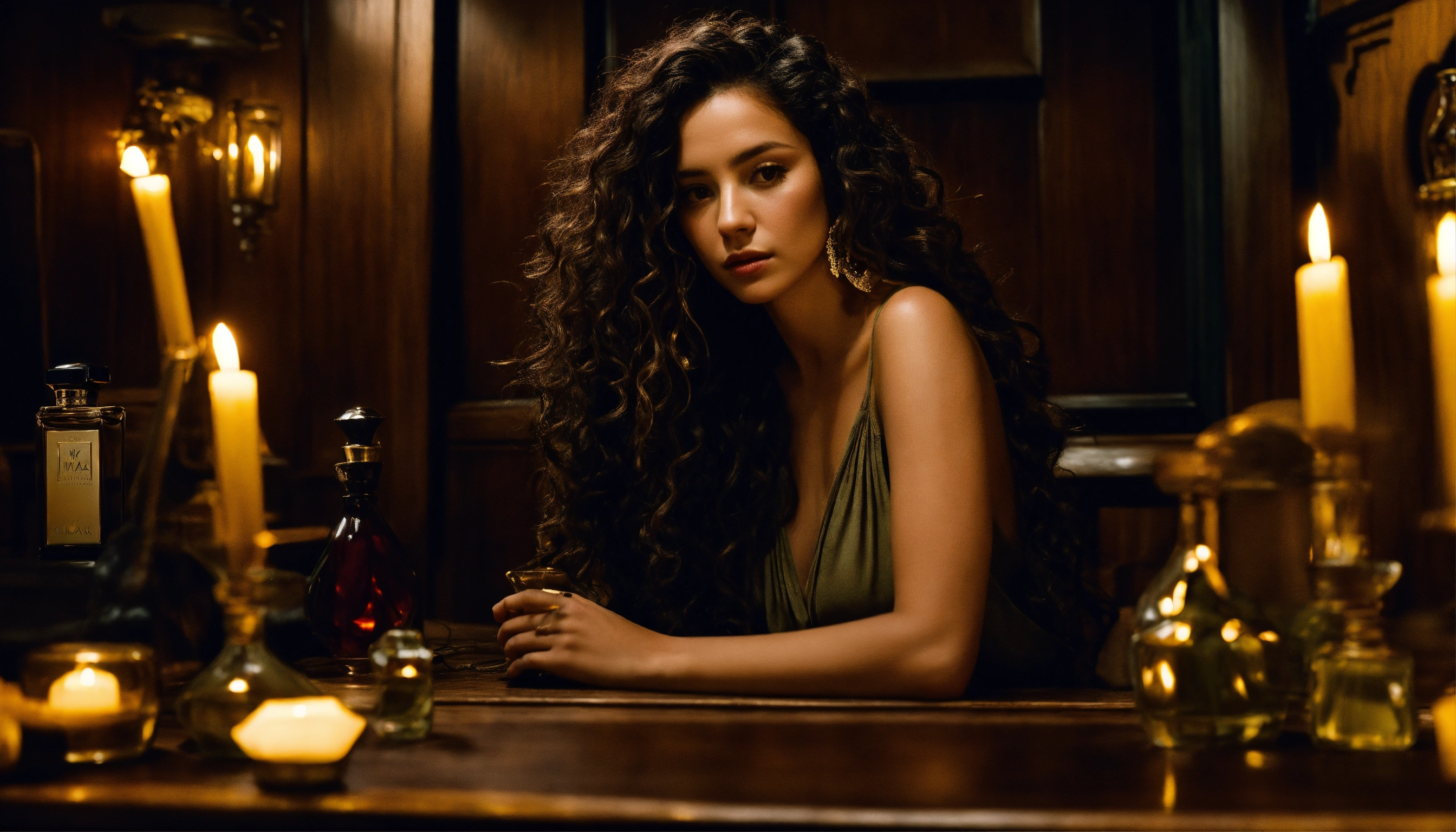 Lexica - Full length view, wide shot, sad antik, greek, the medusa ...