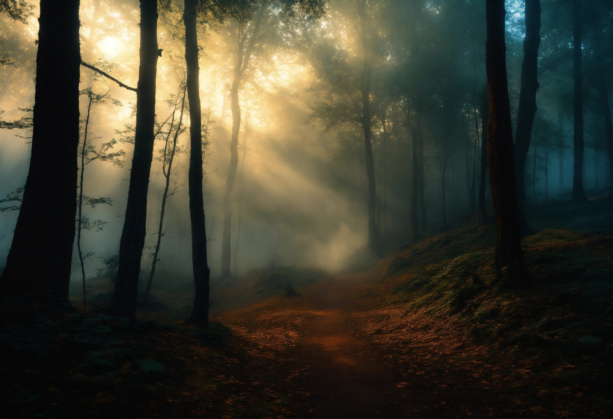 Lexica - Shadowy mist magic producing a shadowy mist in dark fantasy world