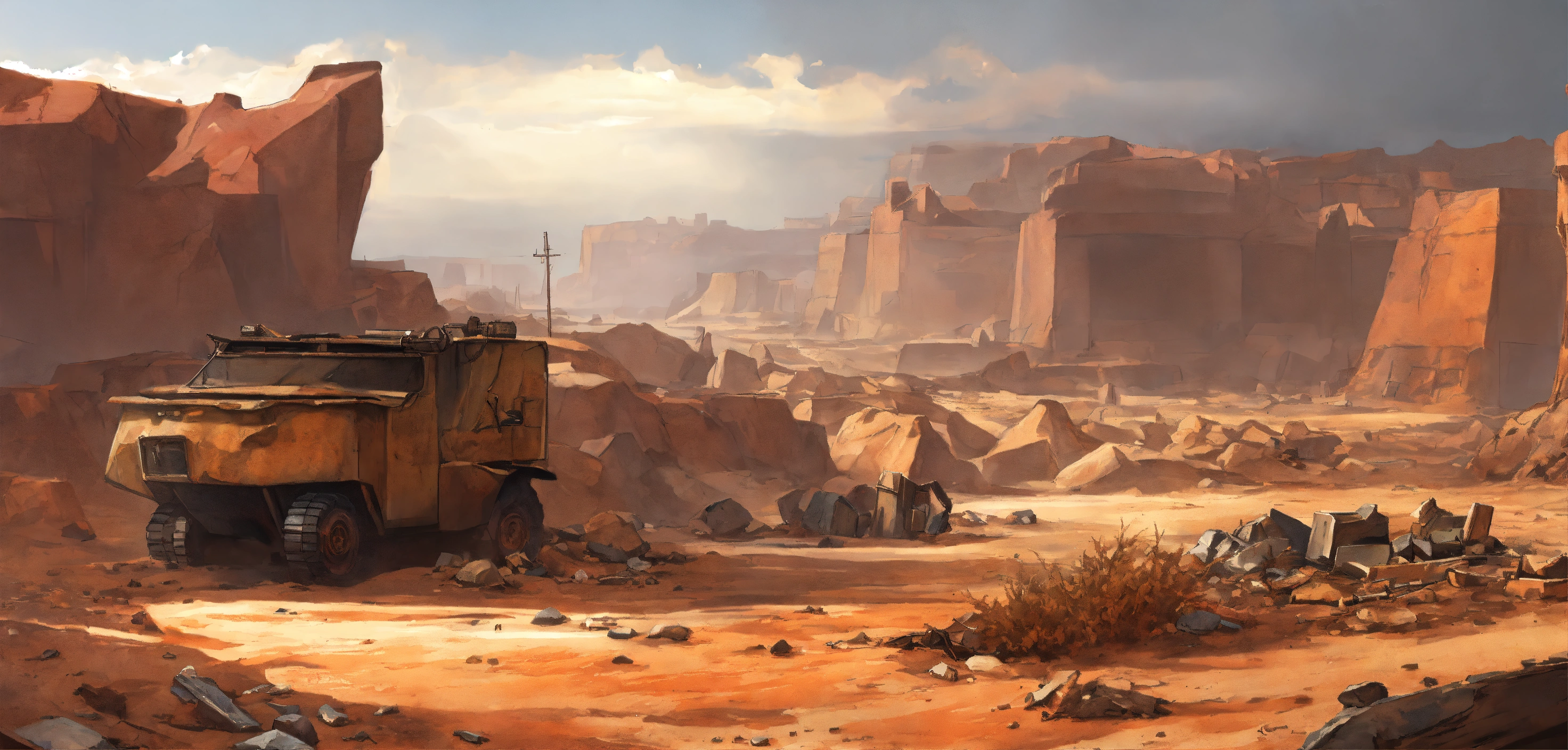 Lexica - Conept art digital realistic painting, post apocalyptic ...