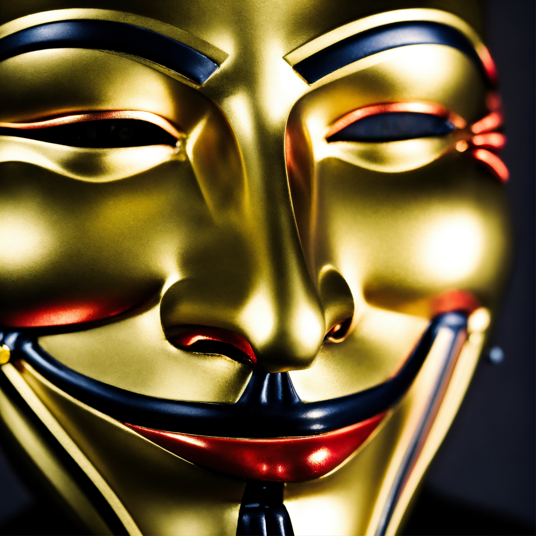 Lexica - Anonymous face closeup