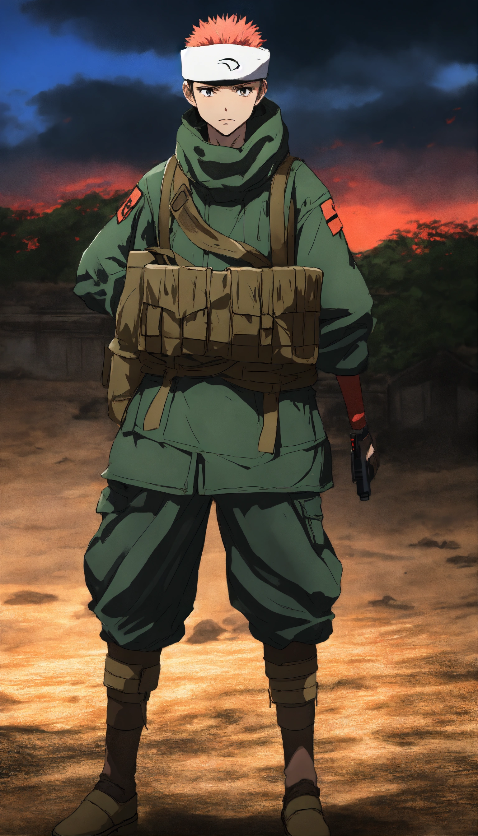 Lexica - Nen user soldier guerilla in hunter x Hunter style