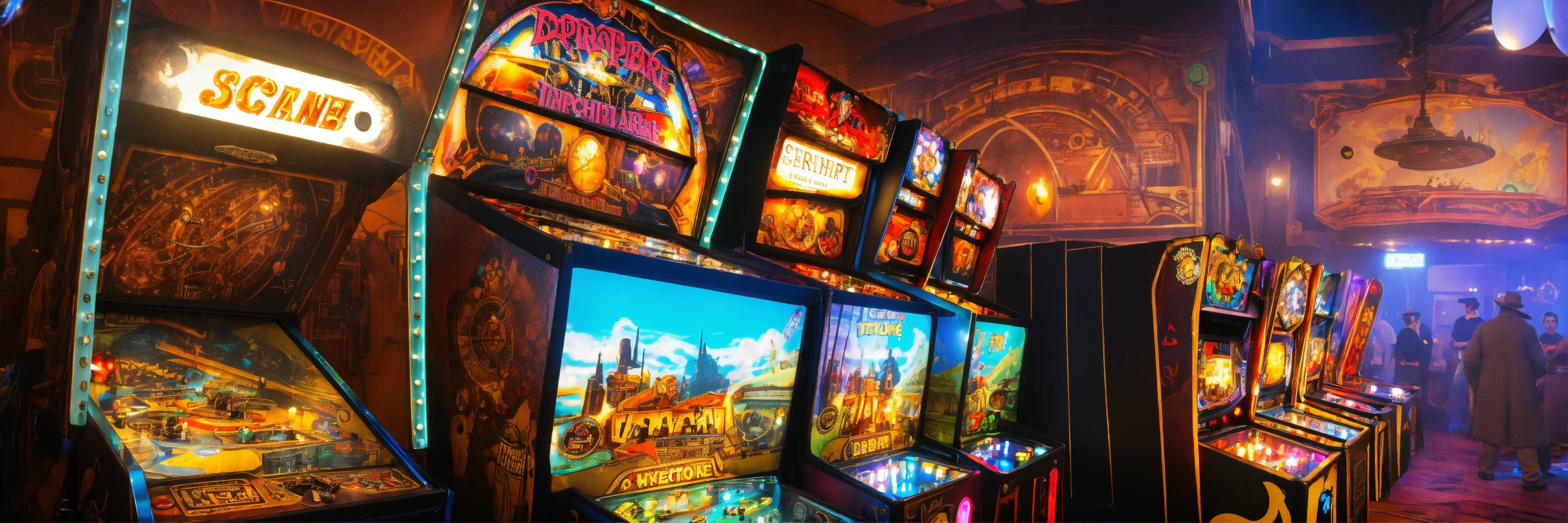 Lexica - Dystopian pinball arcade ,steampunk