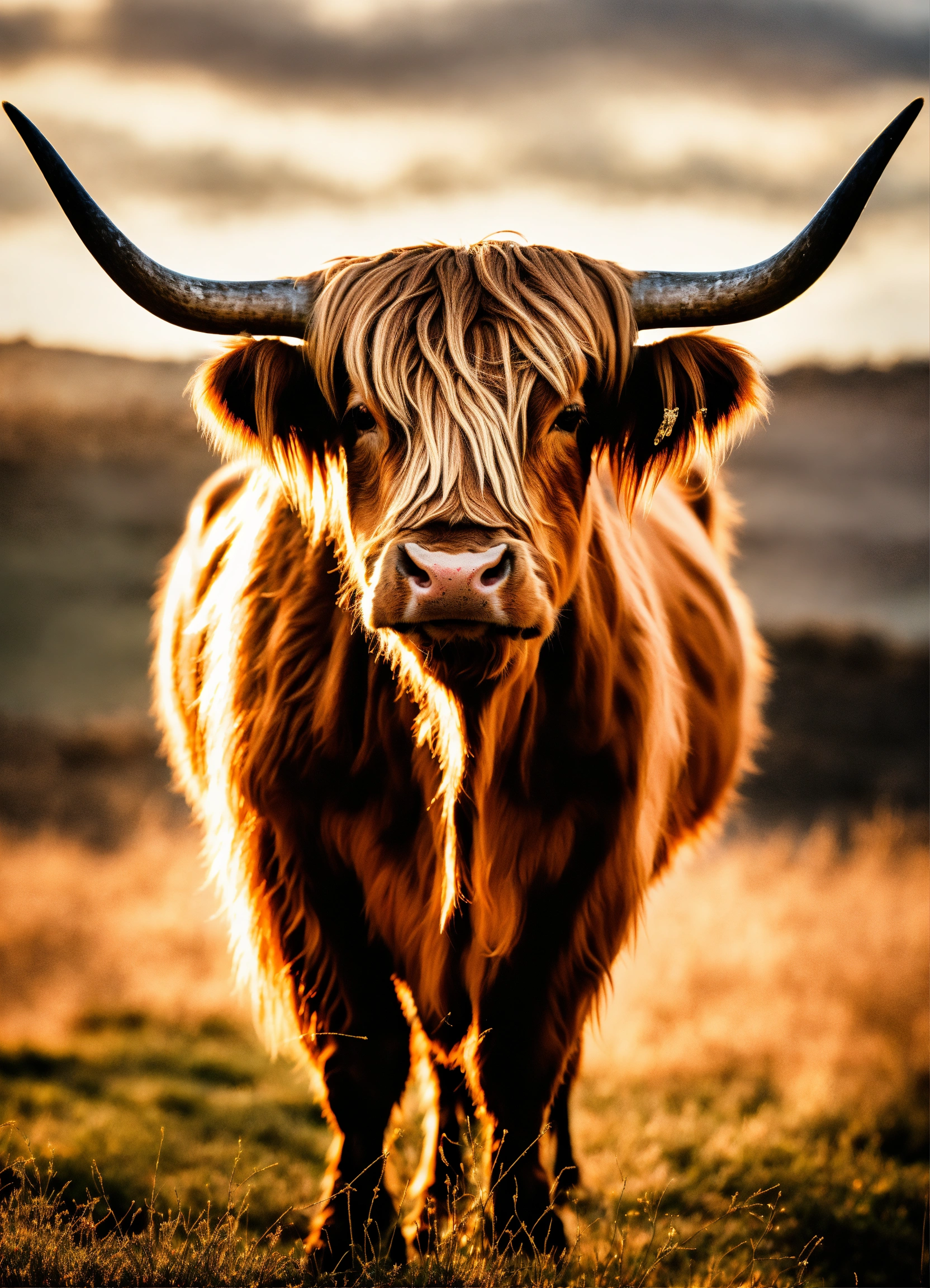 Lexica - Highland cow, elegant, luxury, clean, smooth, elegant ...