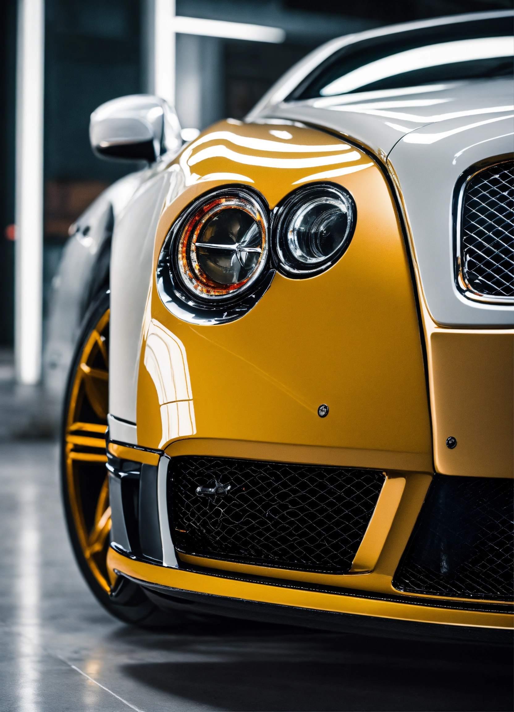 Lexica - Create a picture of a white bently