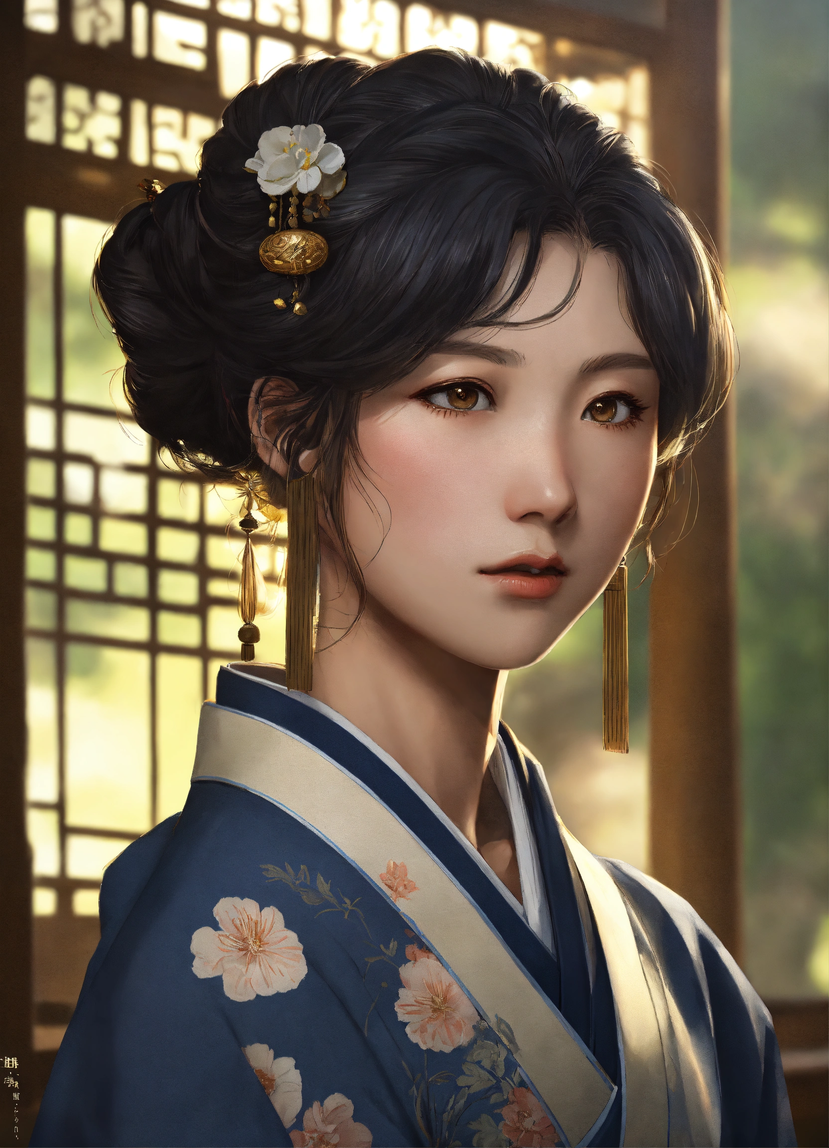 Lexica - Edo period nanako kashira, Ford Hallam style, highly detailed, artstation, concept art ...