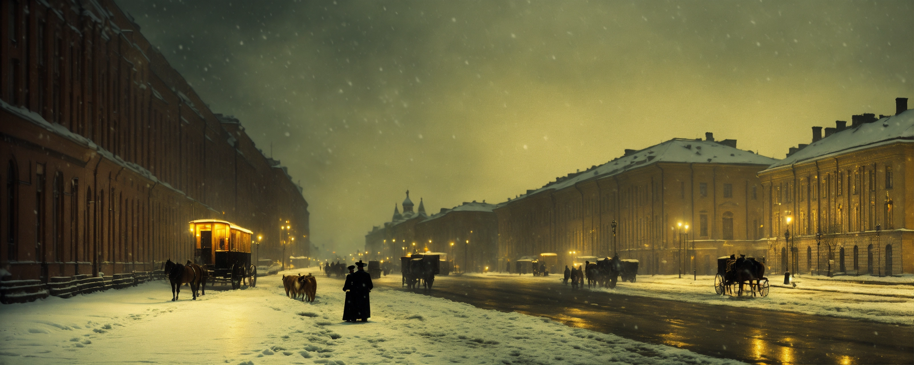 Lexica - 1870. Liteyny Prospekt in St. Petersburg. Style is a beautiful ...