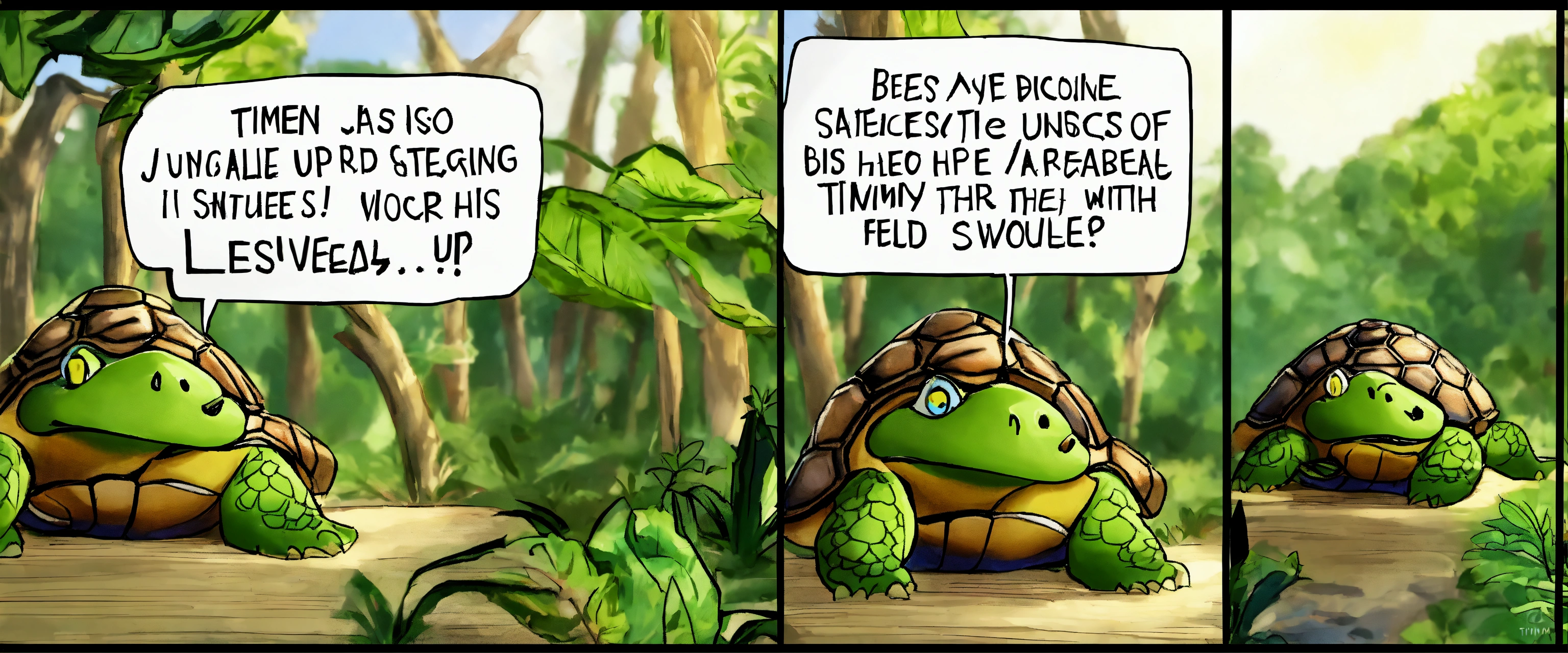 Lexica - Leader of the Jungle Jumble Jamboree Crew, a wise old turtle ...