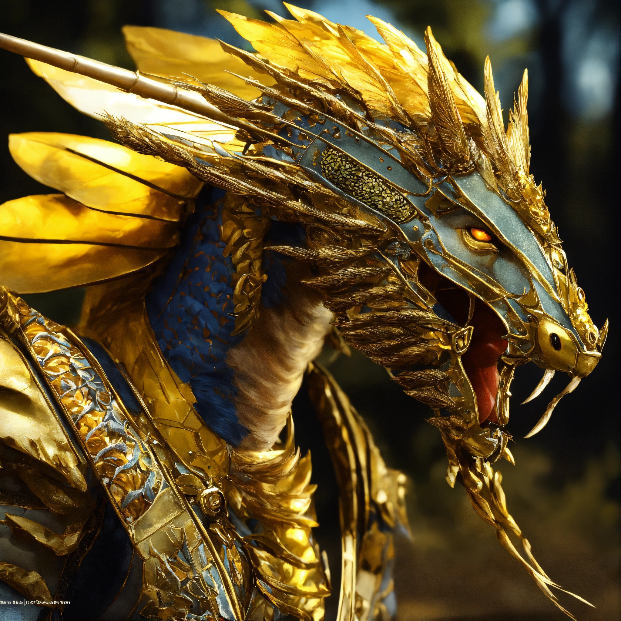 Lexica - Draw a locust in the shape of a horse prepared for battle. On ...