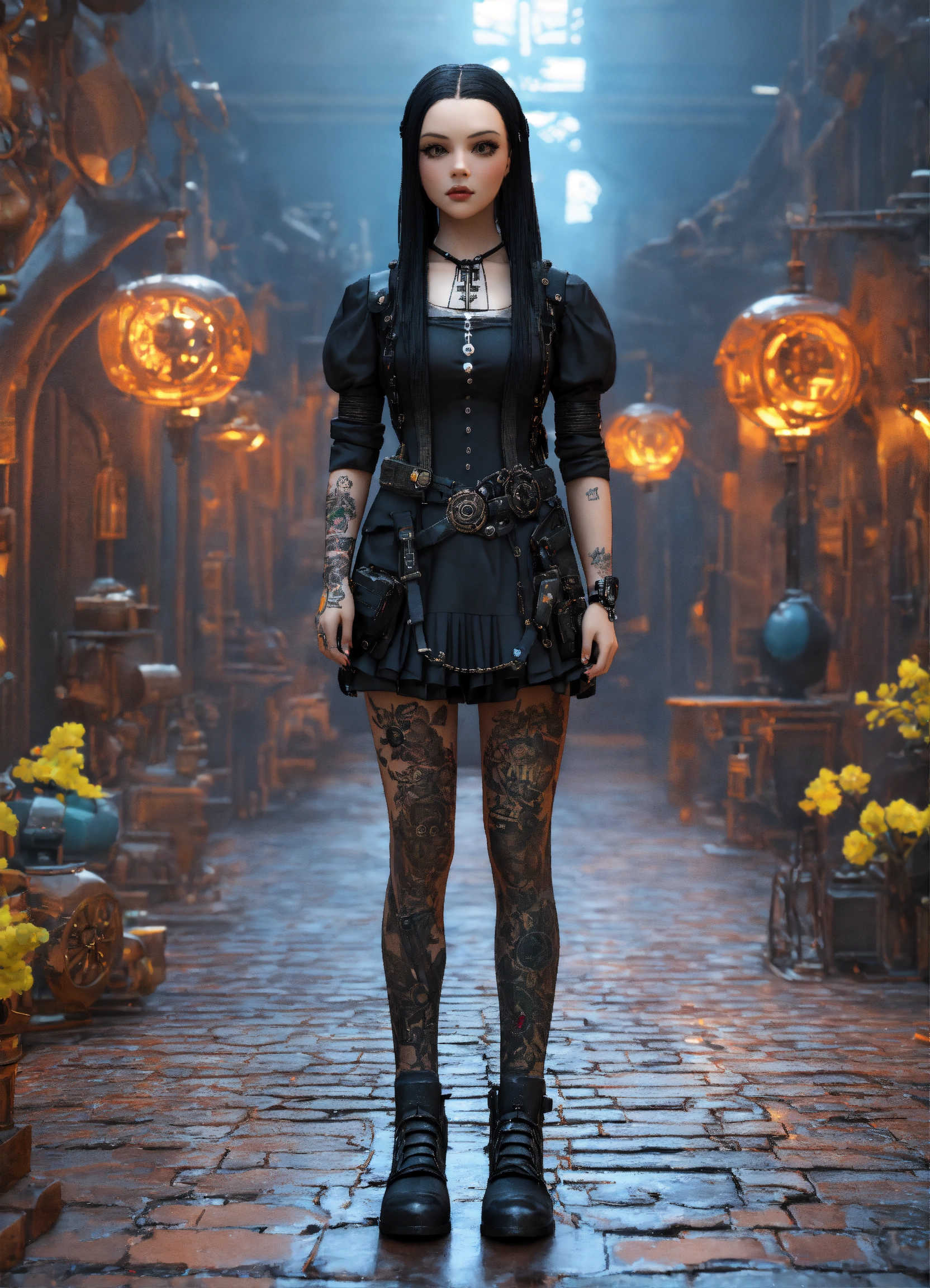 Lexica - Same appearance as the girl in the image, same age, standing ...