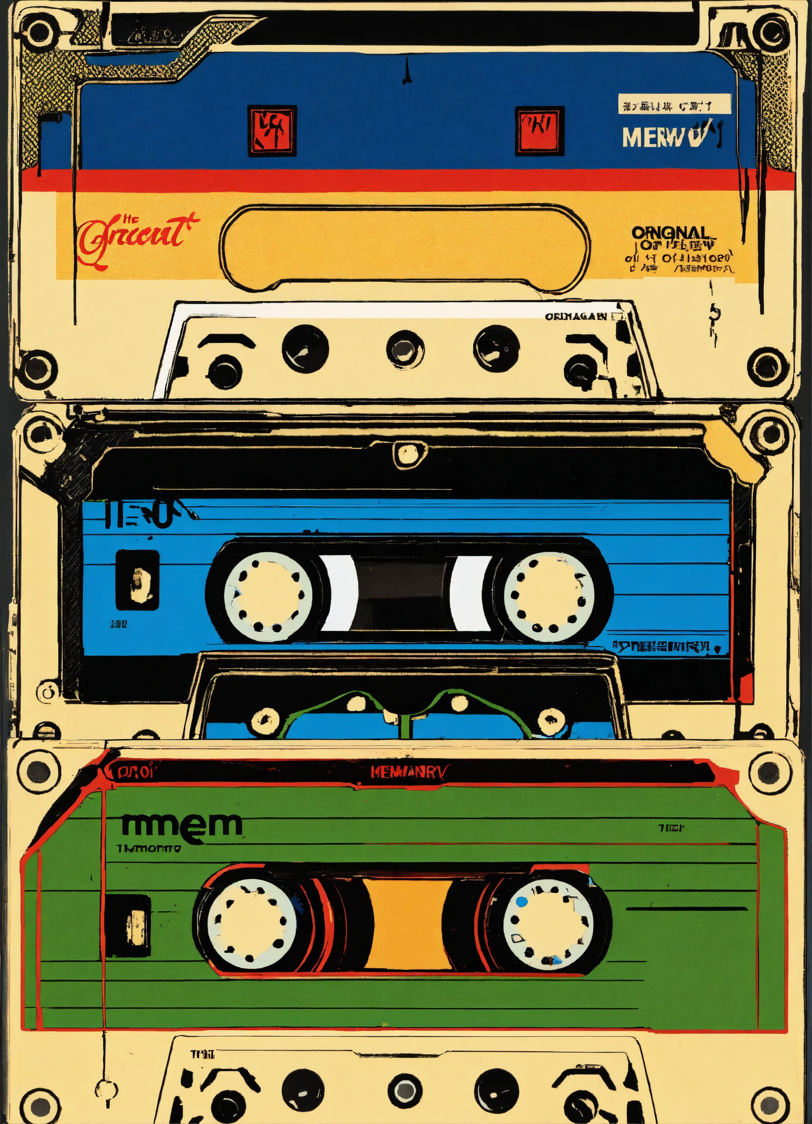 Lexica - The first cassette is vibrant, looking new and fresh ...