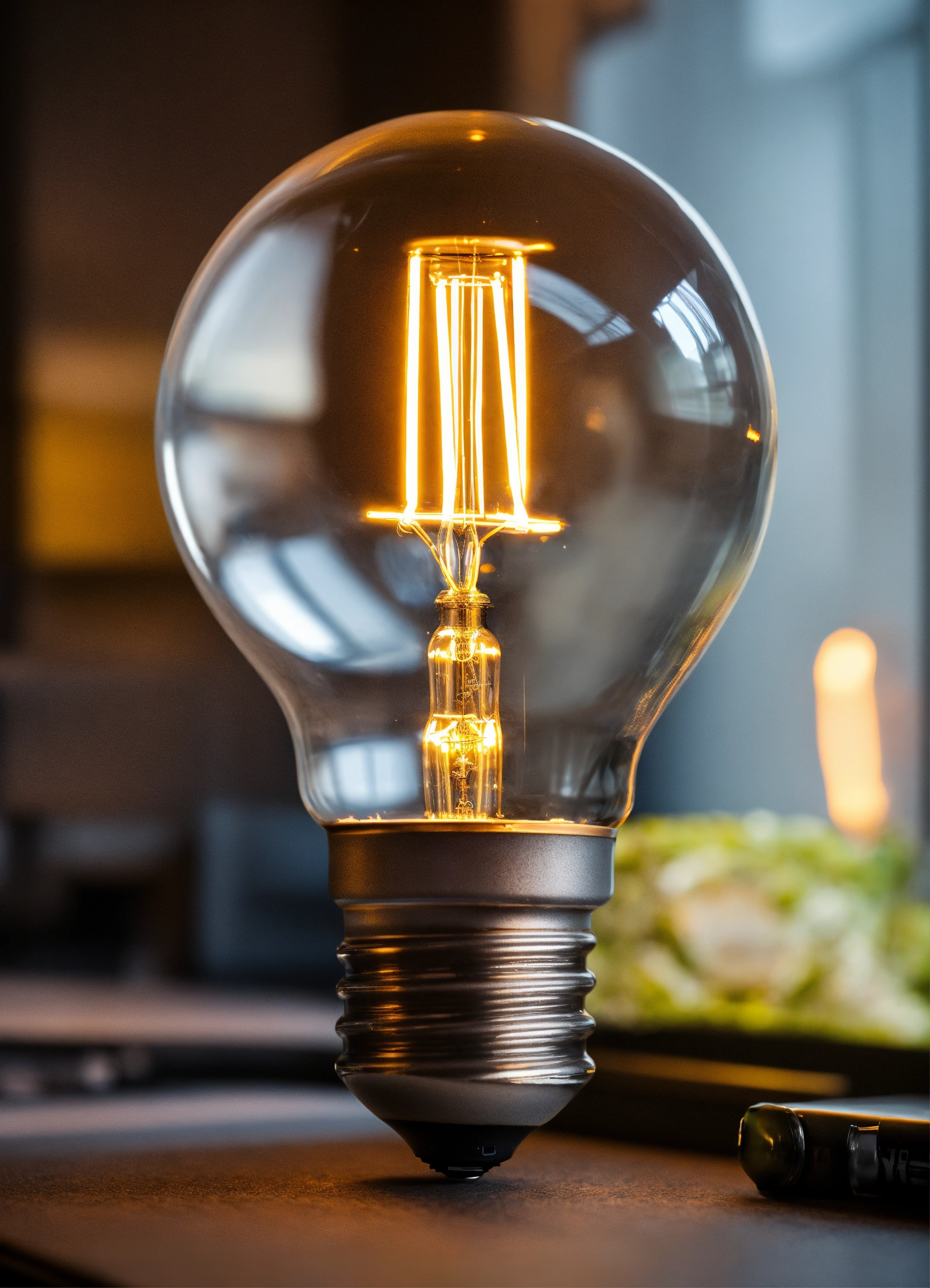 Lexica - A futuristic light bulb (hint), elegant, ultracontemporary ...