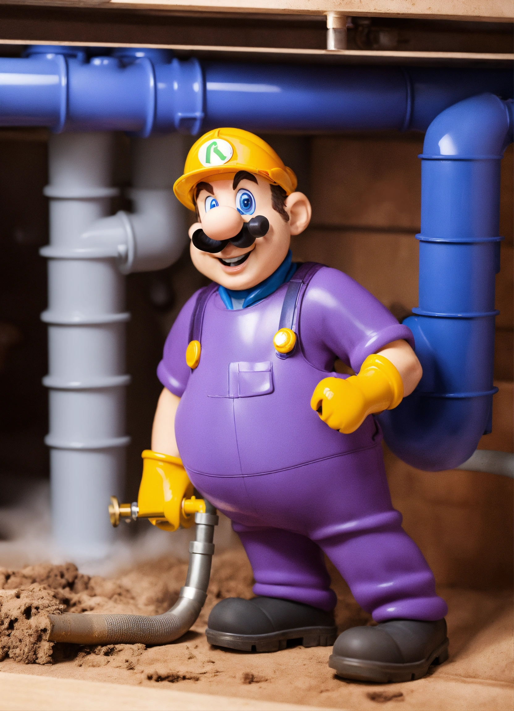 Lexica - Purple color plumber repipe pipe house