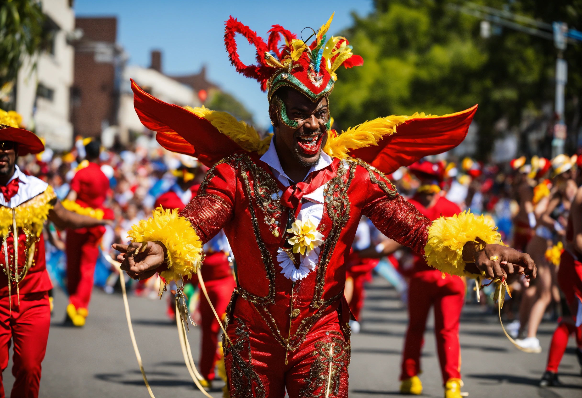 Lexica - Beelzebub, the red devil of a man, carnival parade superstar ...