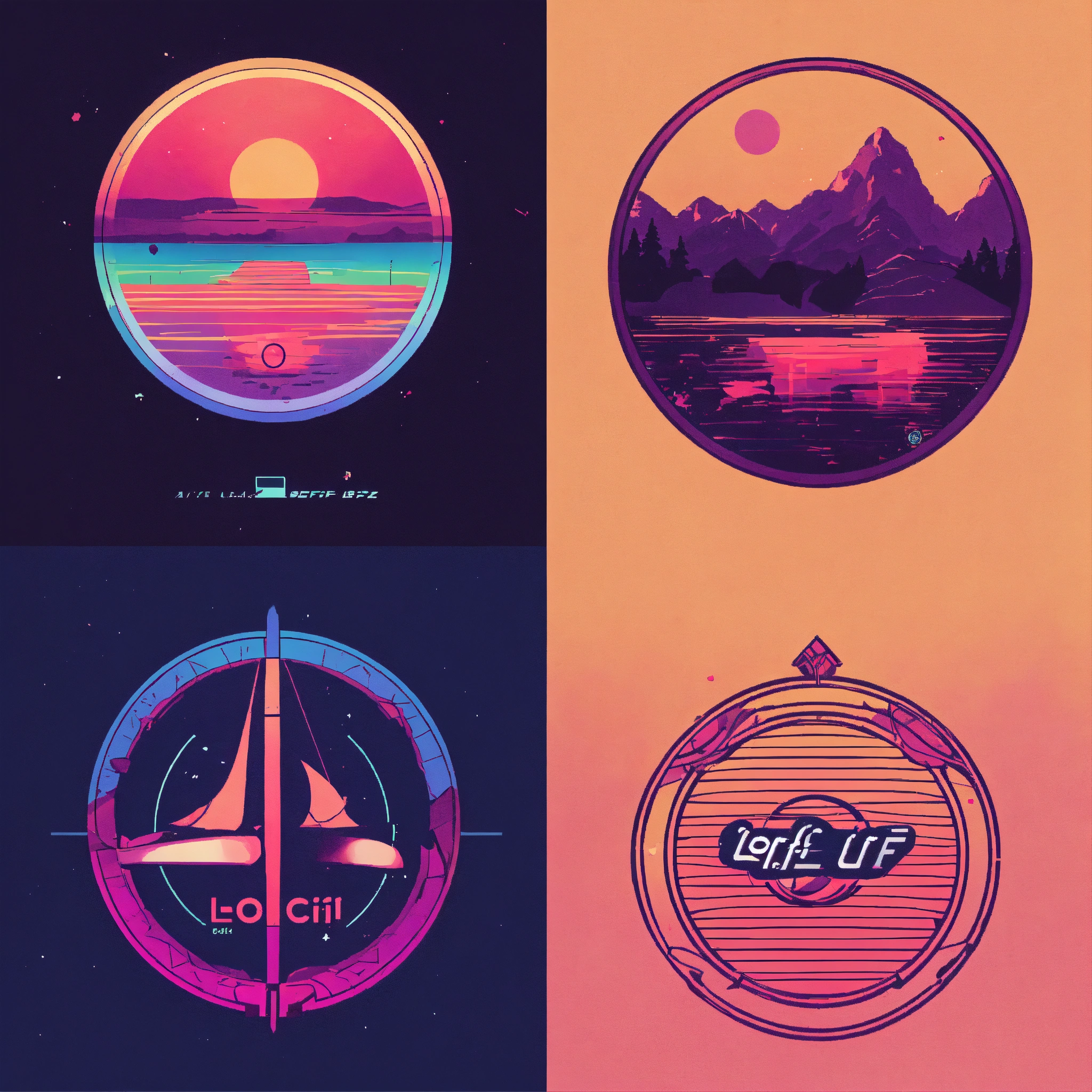 Lexica - More logo ideas for lofi beats in 342Hz