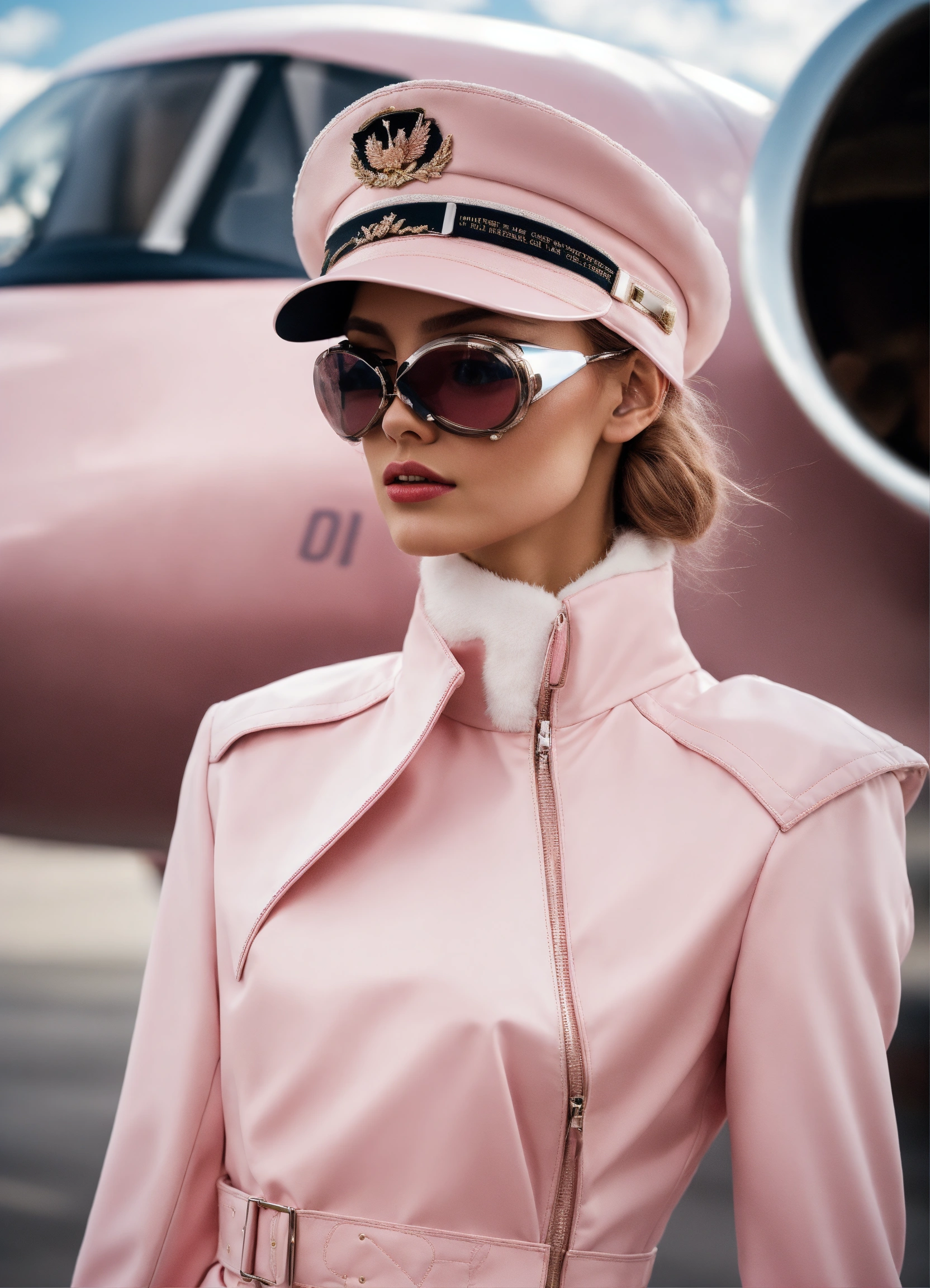 Lexica - Scene featuring a glamorous Russian fashion model in a light ...