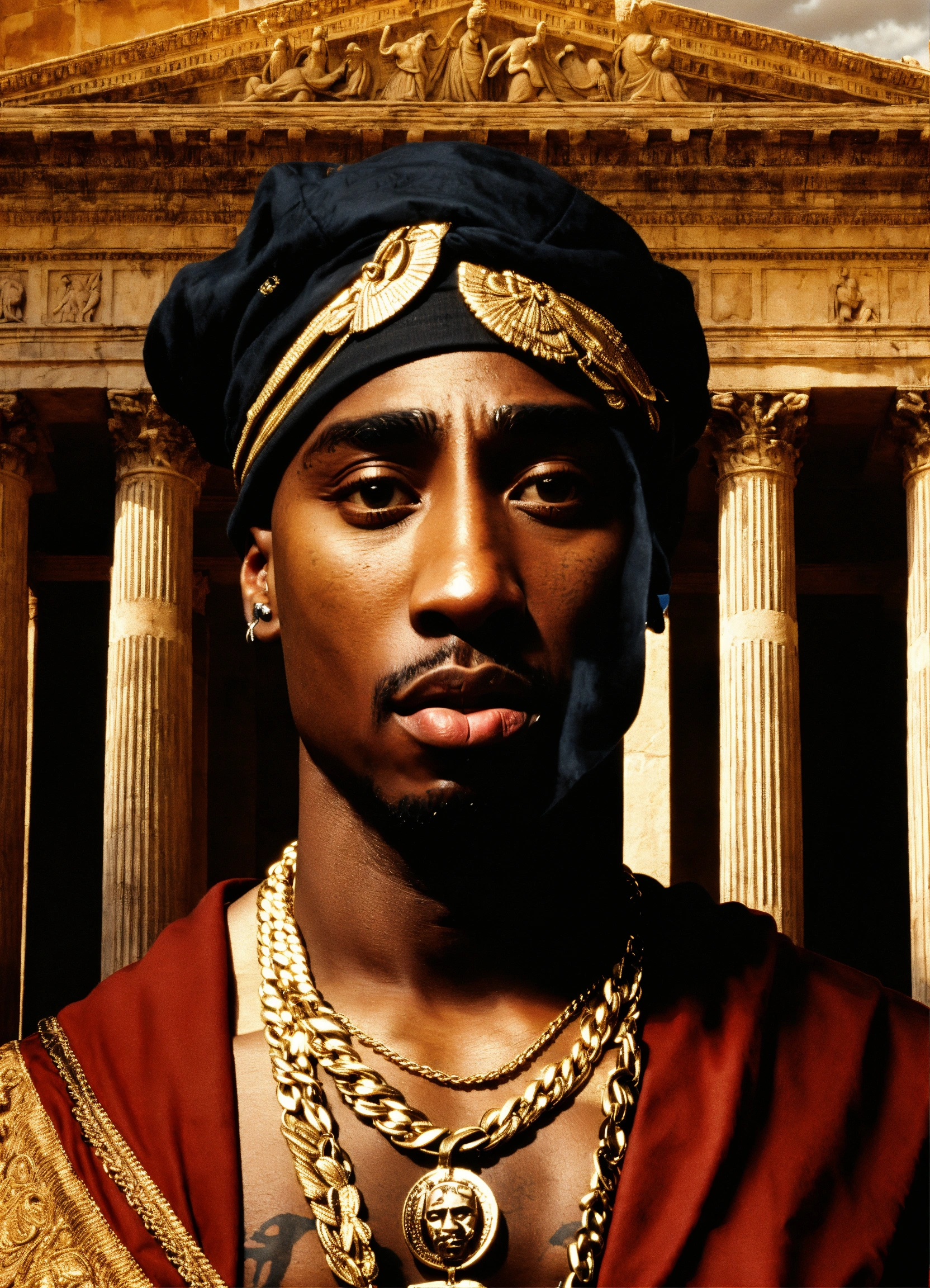 Lexica - Tupac Shakur as Black Caesar hip hop high definition Roman ...