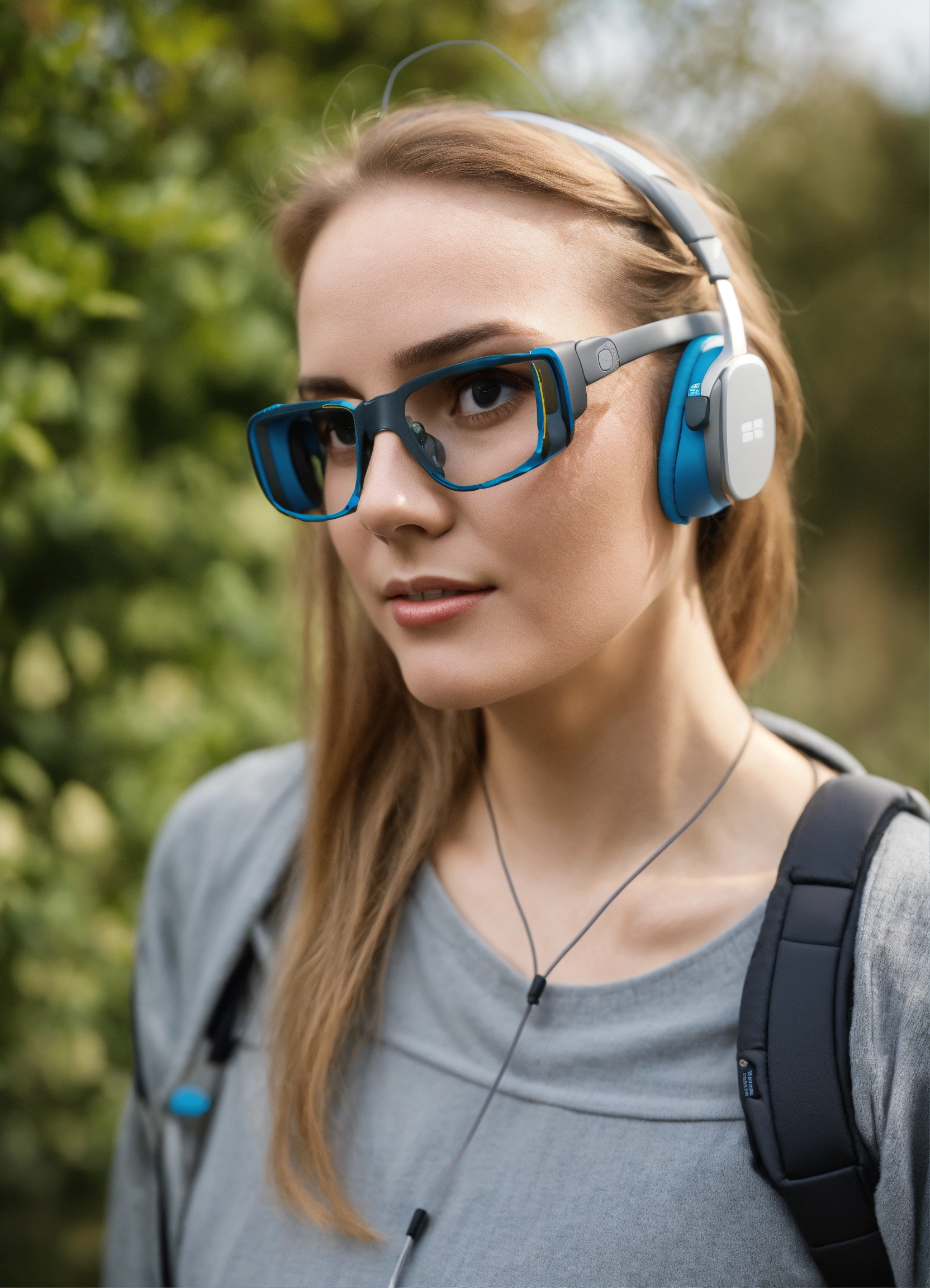 Lexica - Smart elegant small headband on partially sighted individual ...