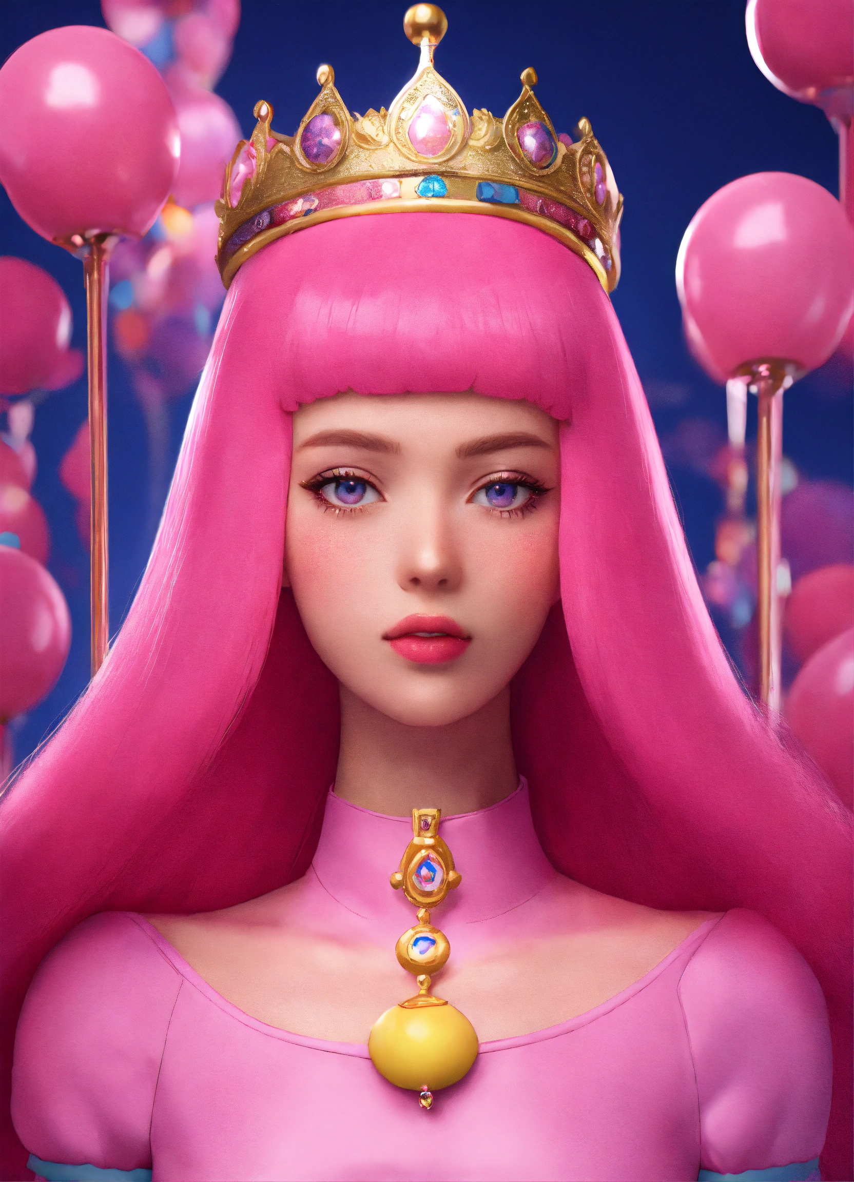 Lexica - Princess bubblegum 8k
