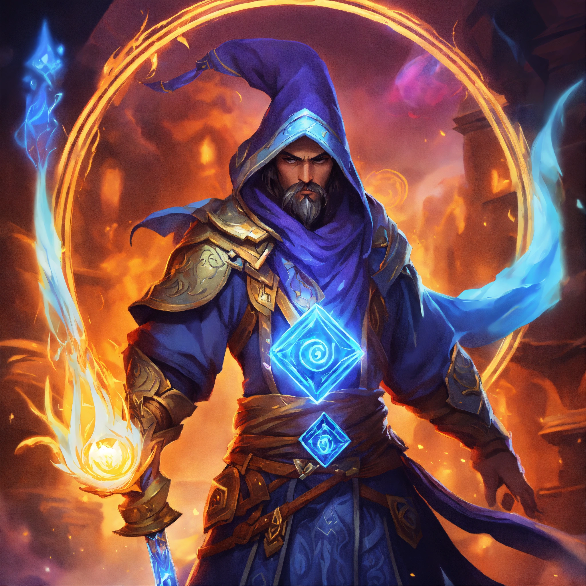 Lexica - Silence effect applied to the mage. A single full scale ...