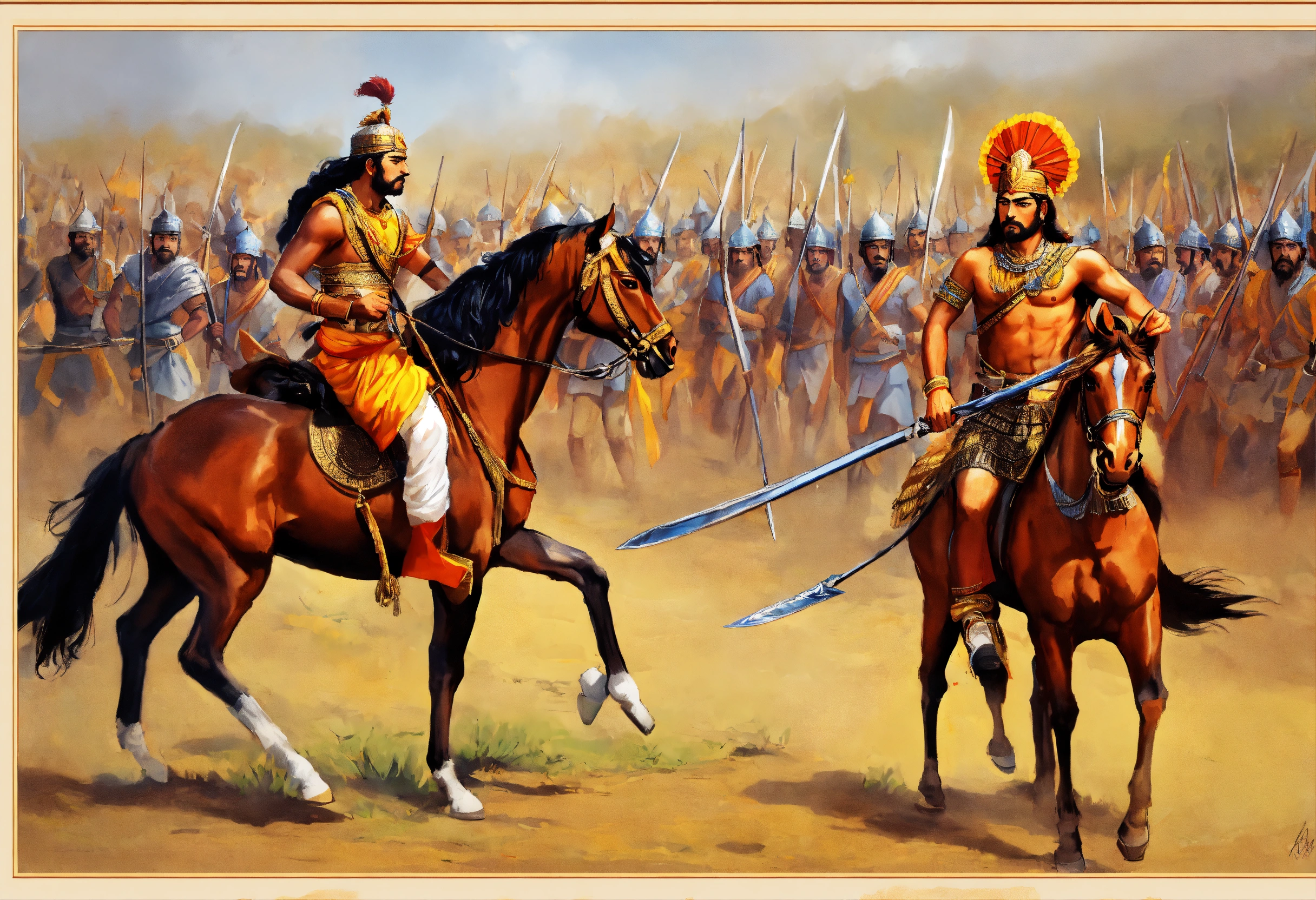 Lexica - Samrat Ashoka bent infront of samrat ananth padmanabhan of ...