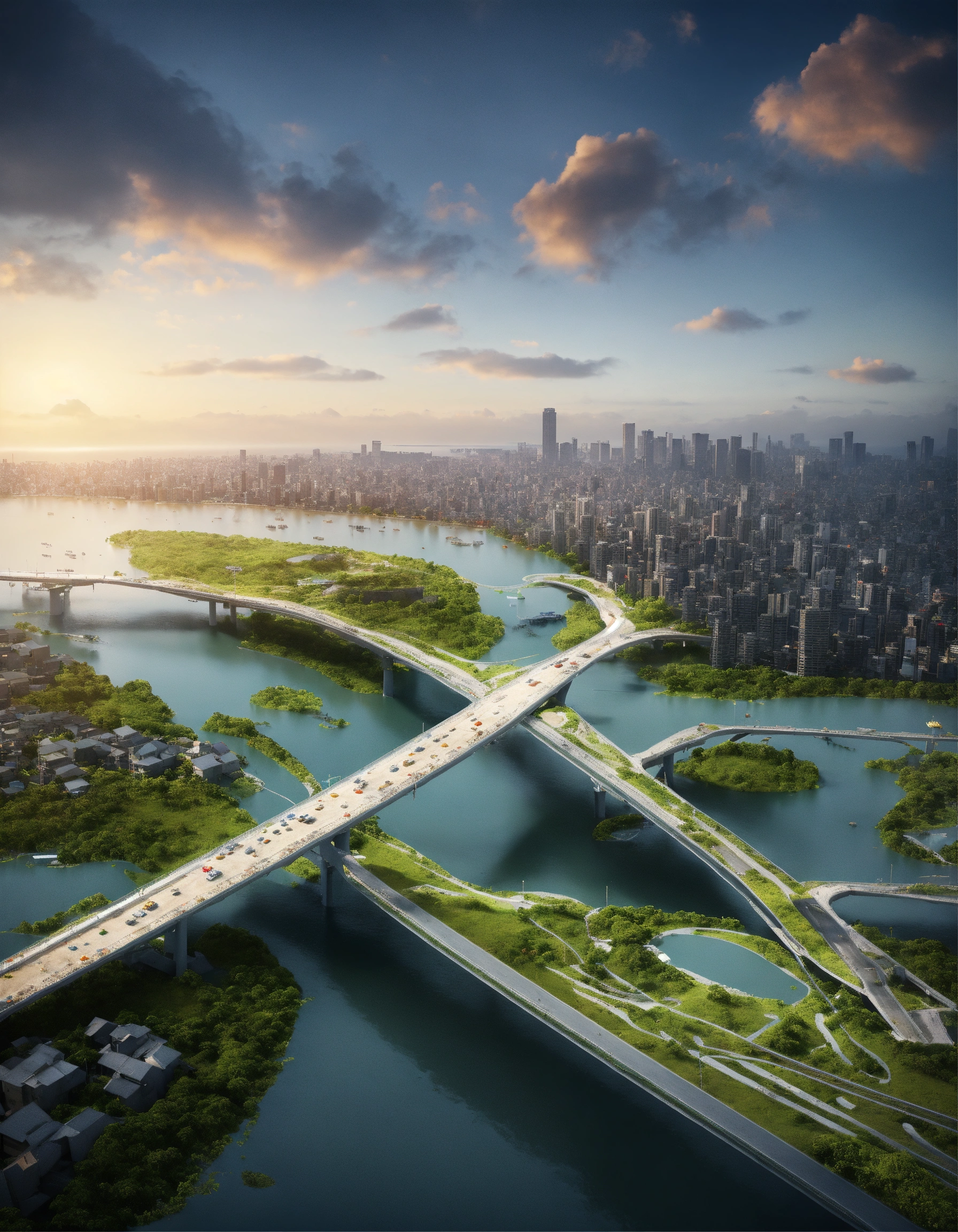 Lexica - Imagine a vision of future Tokyo in 2050 with networks of ...