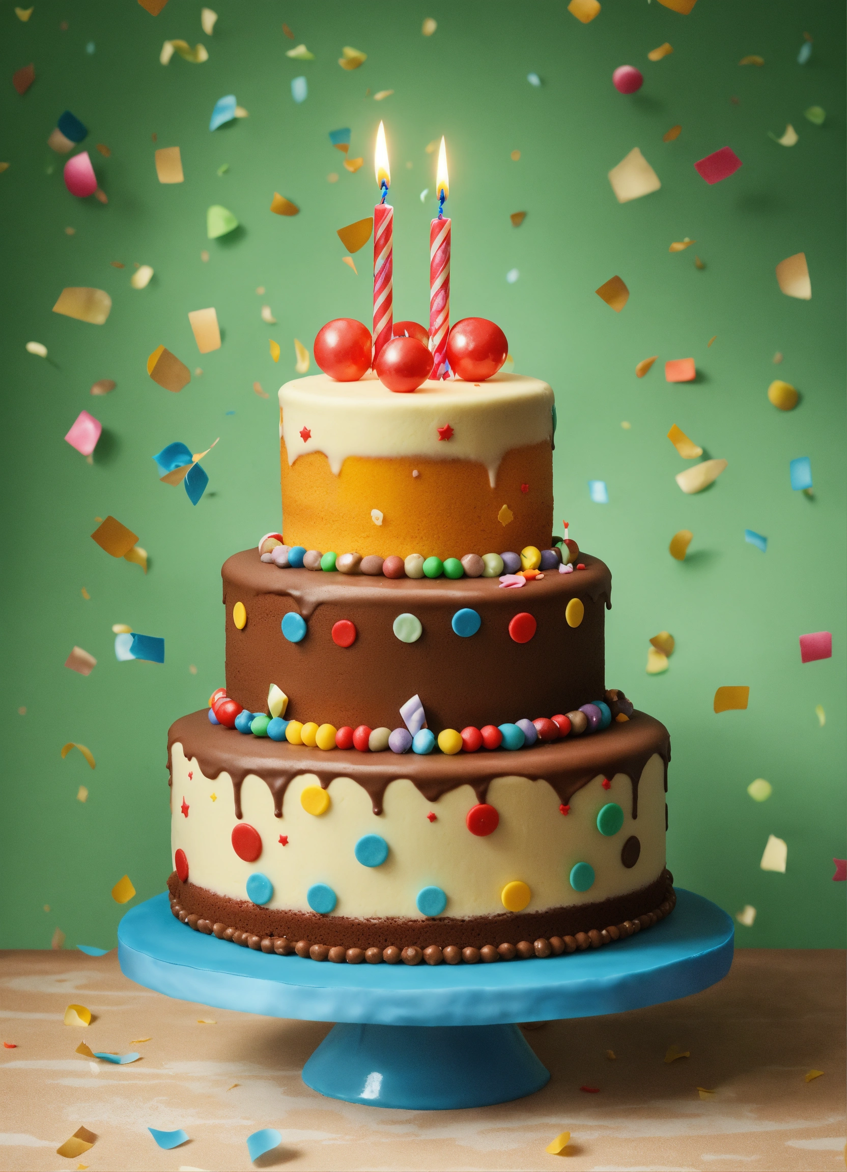 Lexica - Birthday,cake,realistick,ten,no background