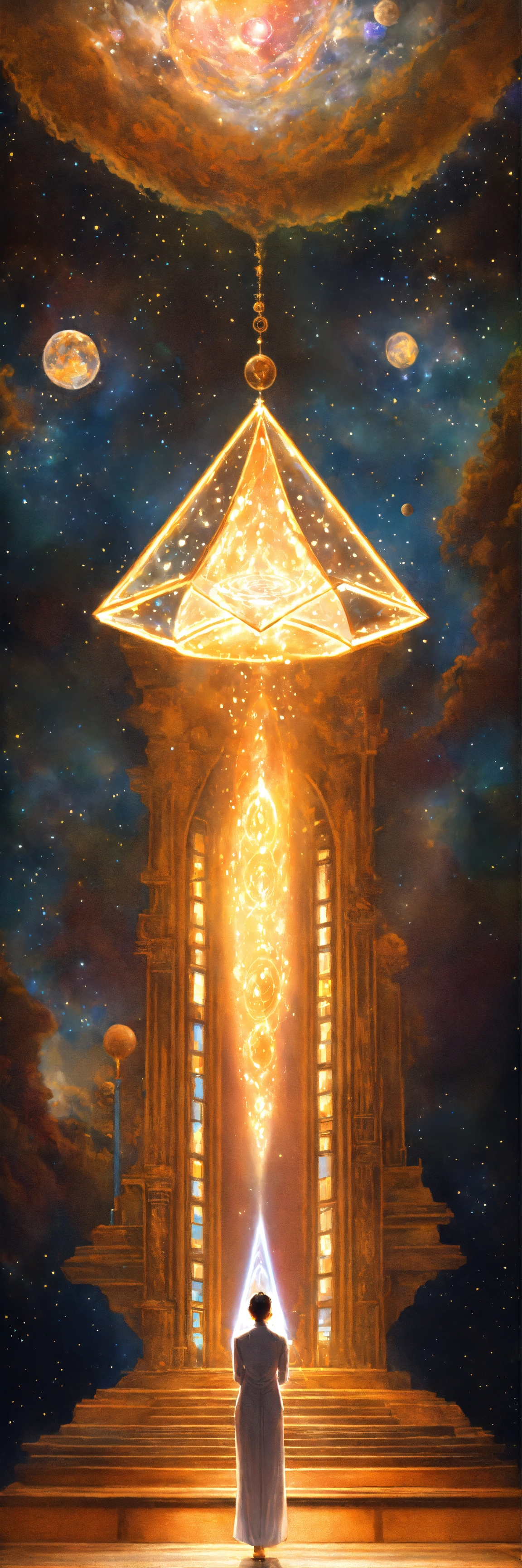 Lexica - Lemurian entity levitation into a cosmic meditation in space
