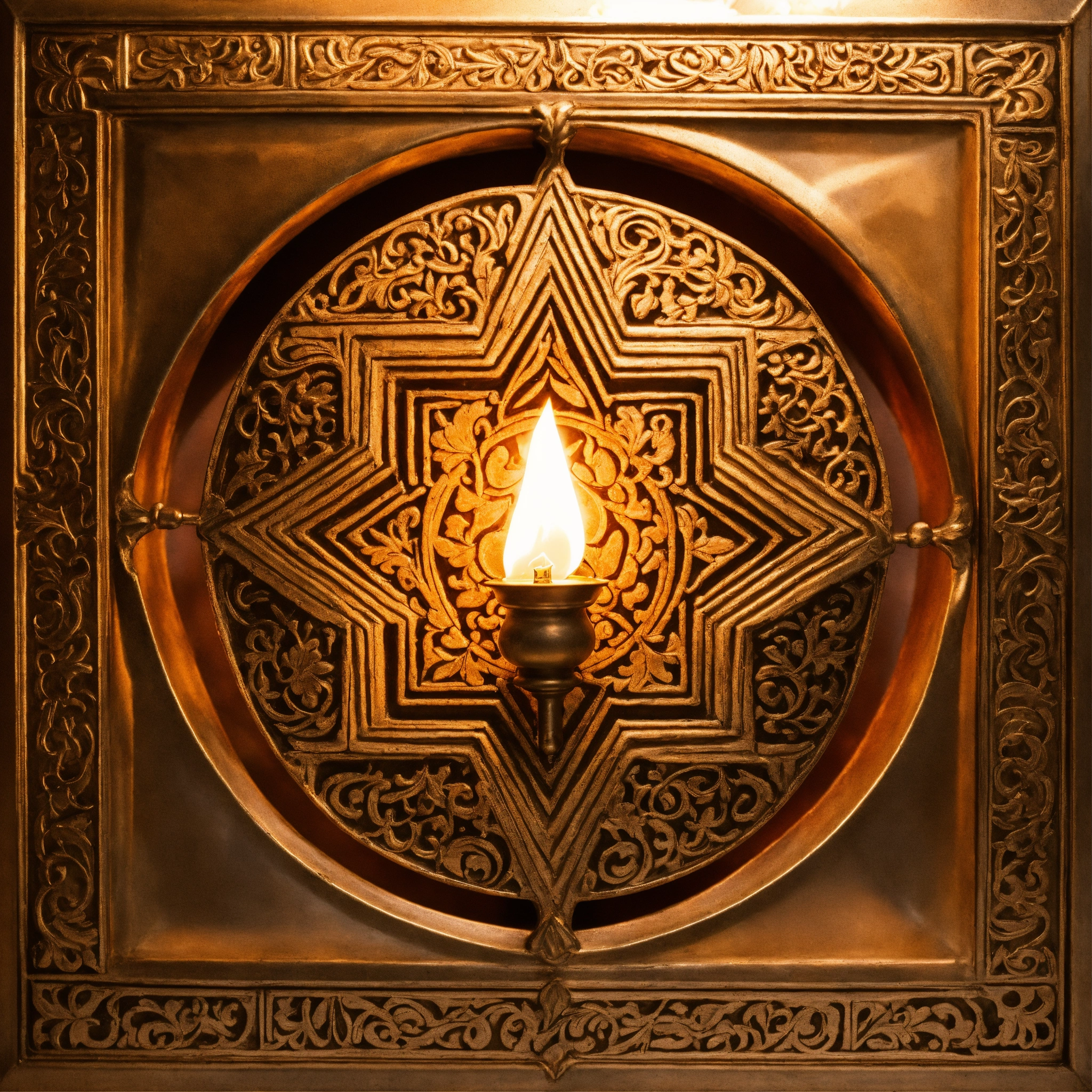 Lexica - Square logo a beautifully crafted oil lamp, reminiscent of the ...