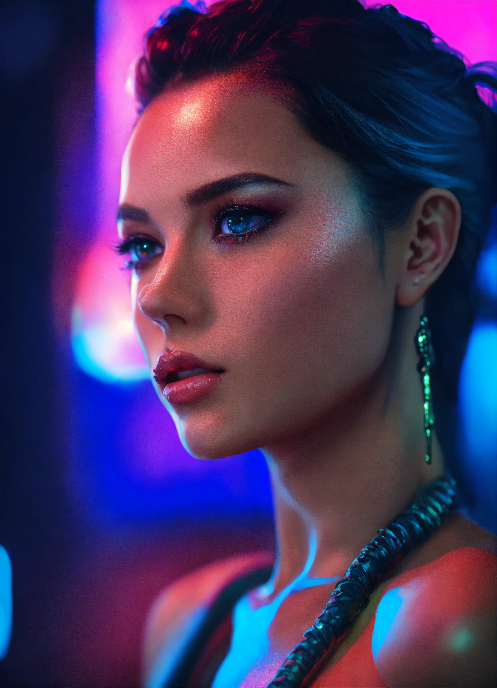 Lexica - Cinematic photography, modern, female siren creature ...