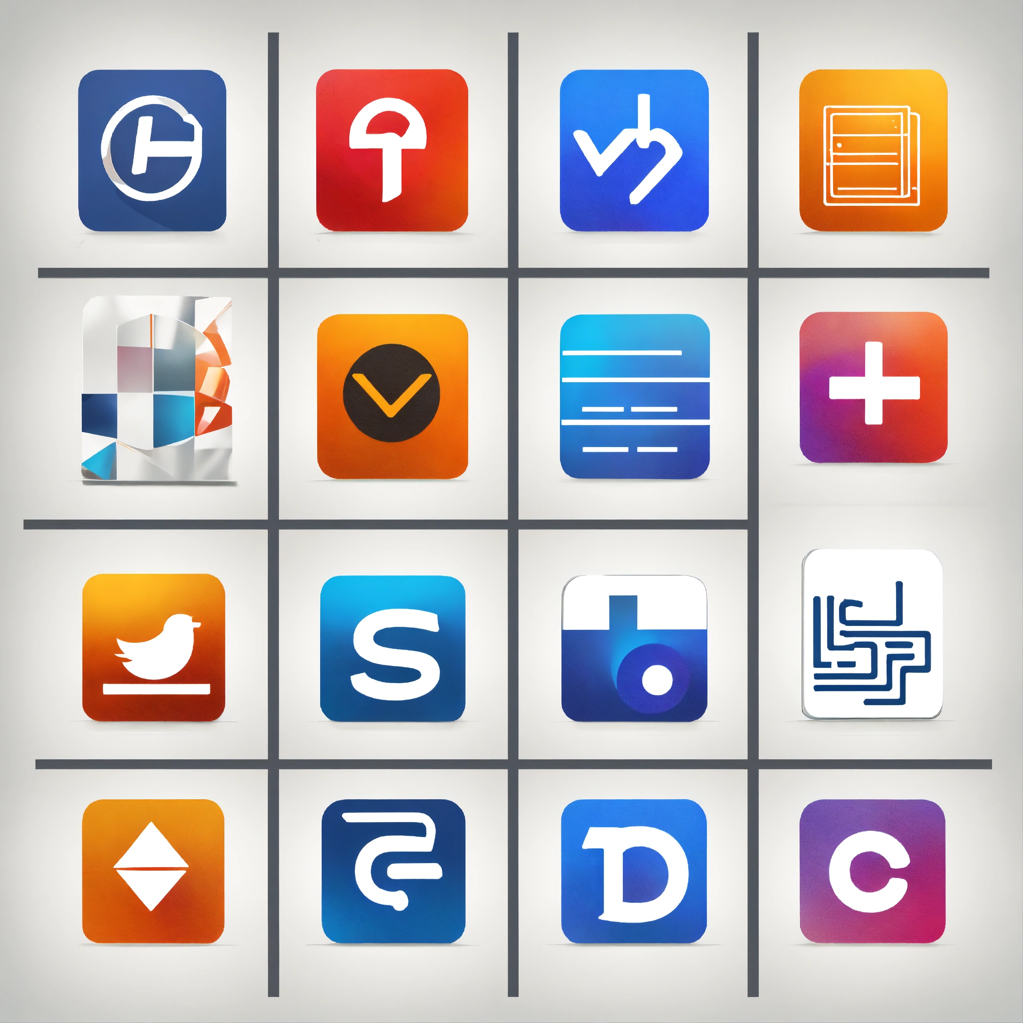 Lexica - High resolution icon of a extremely simple simple, elegant and ...