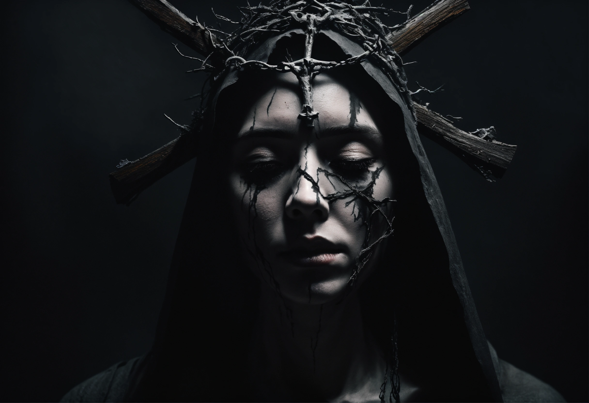 Lexica - Photo 16k, hyperrealist, ultra details, ghostly face ...