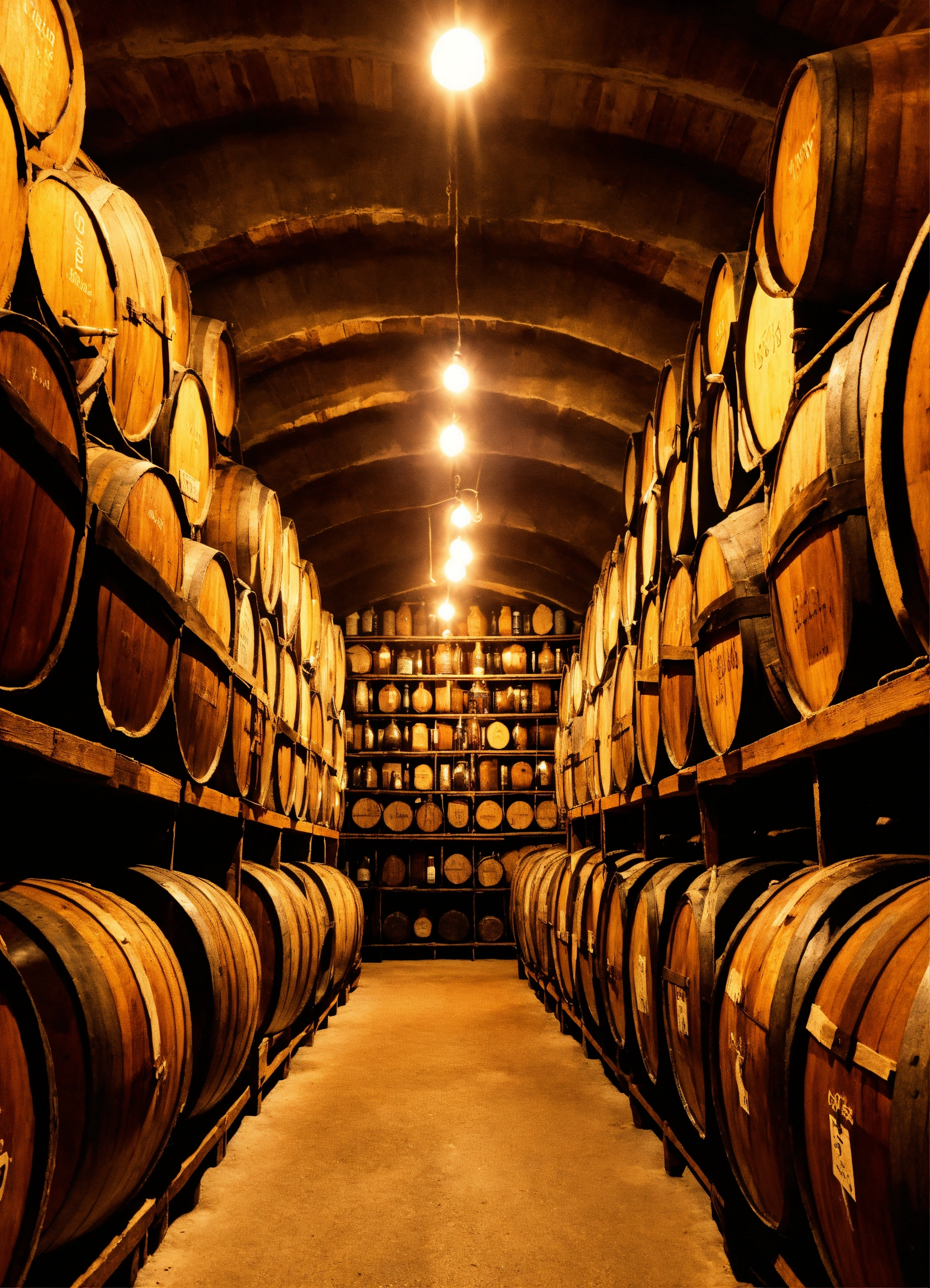 Lexica - Rum bottles cellar, 8k