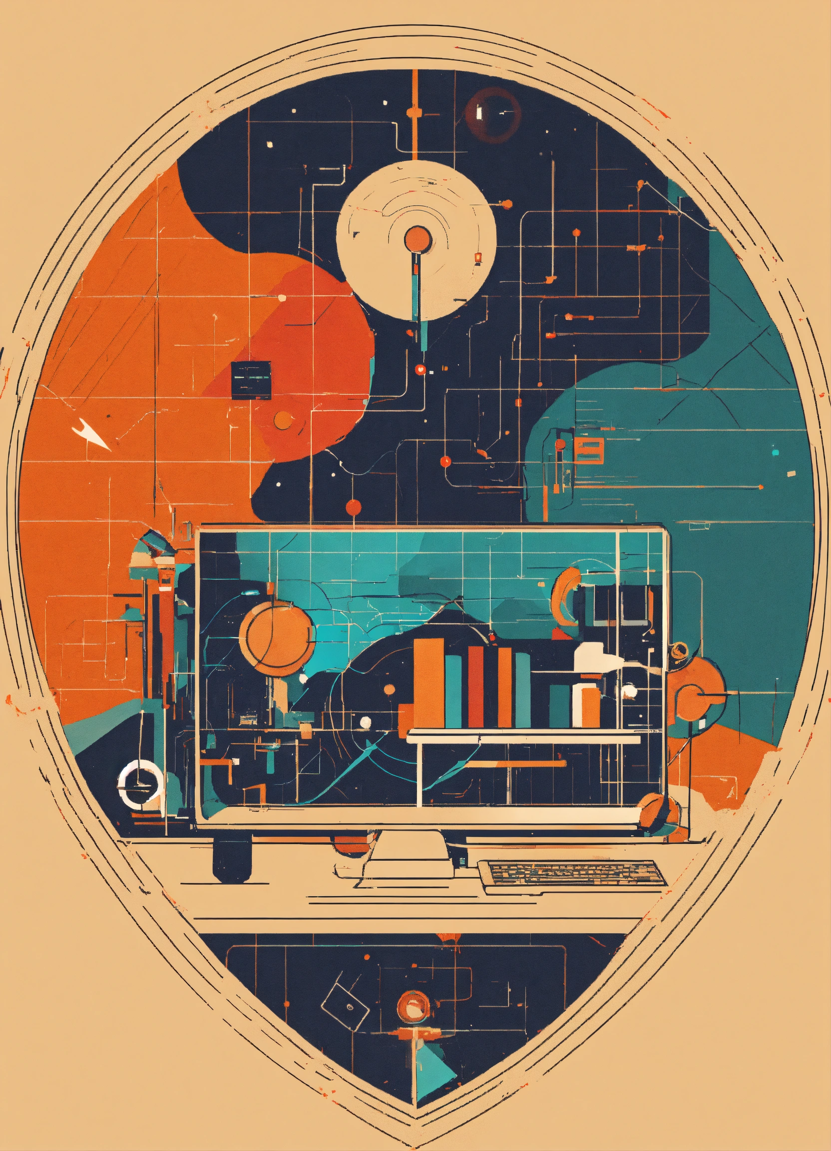 Lexica - Logo of someone exploring technology from