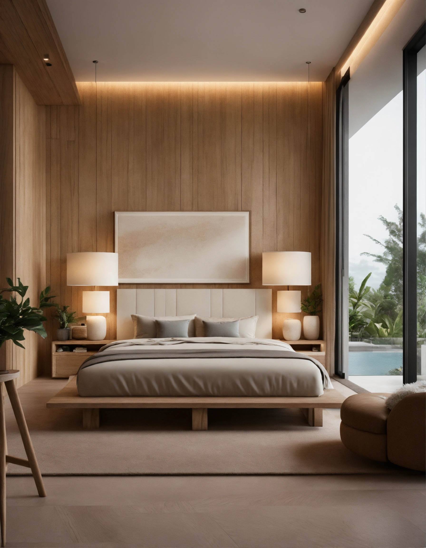 Lexica - Ultra realistic photo of Modern take on upscale bali inspired ...