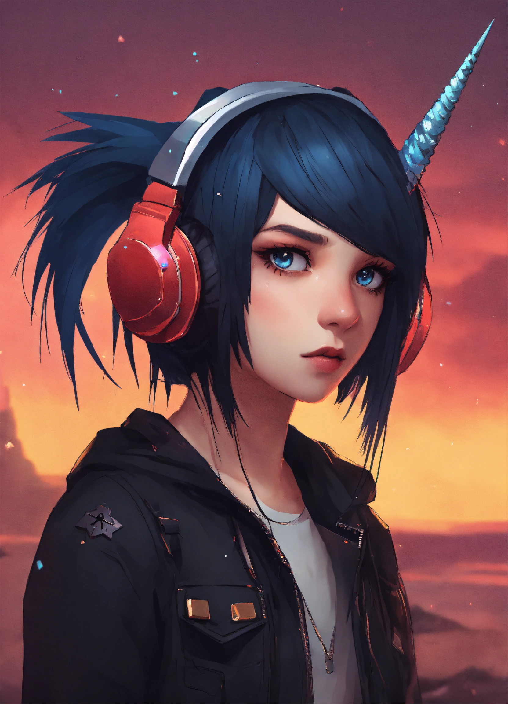 Lexica - Emo rock, emo, squarehead, emo unicorn, viking, graphics, 2d ...