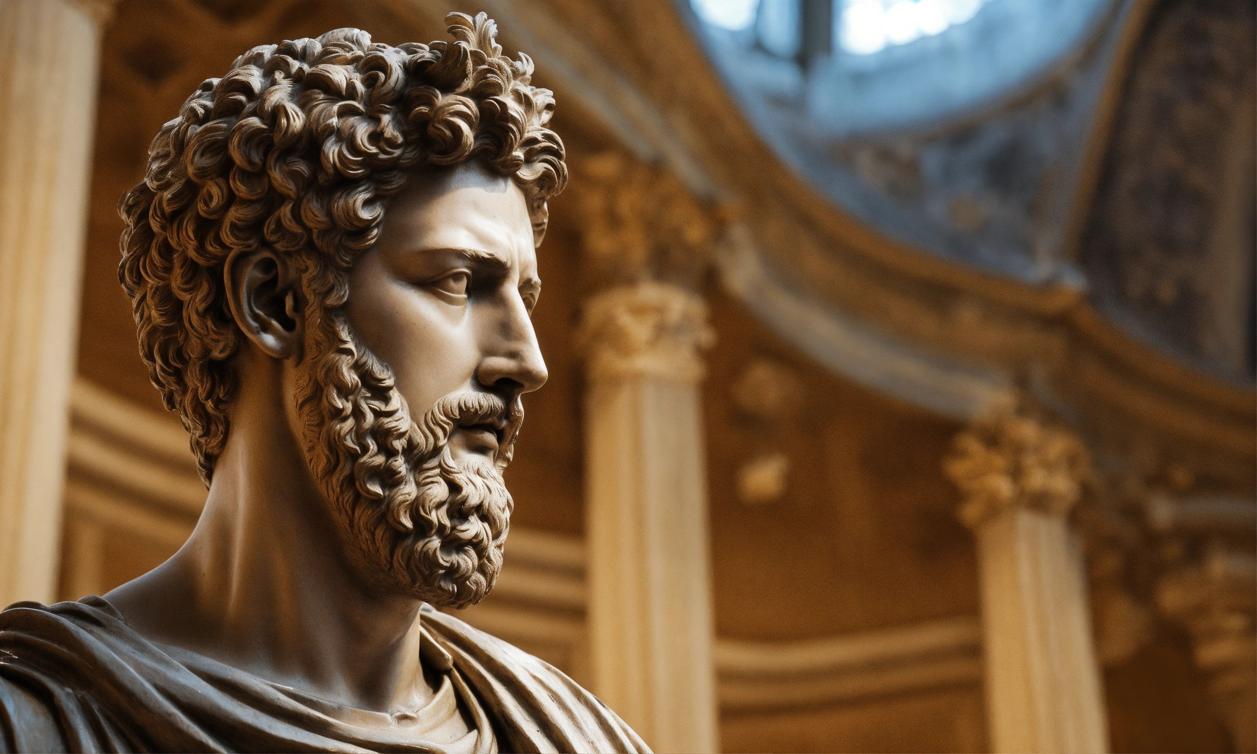 Lexica - Marcus Aurelius, oneheaded statue of Marcus Aurelius,realistic, 8k